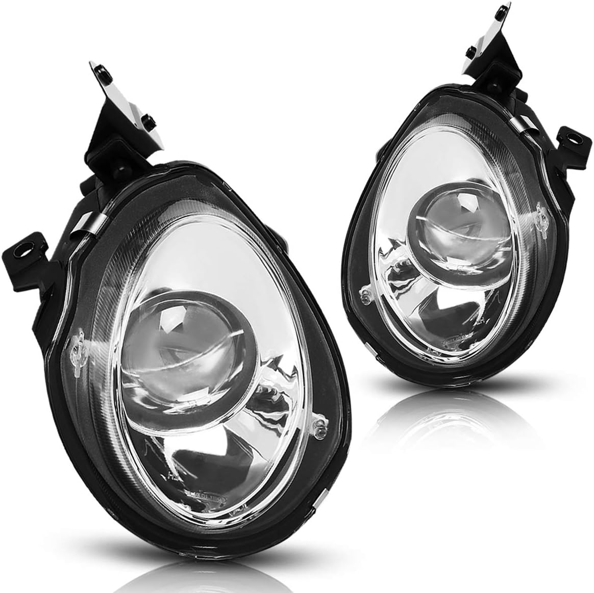 Amazon.com: High Beam Projector Headlight(Headlamp) Assembly Chrome ...