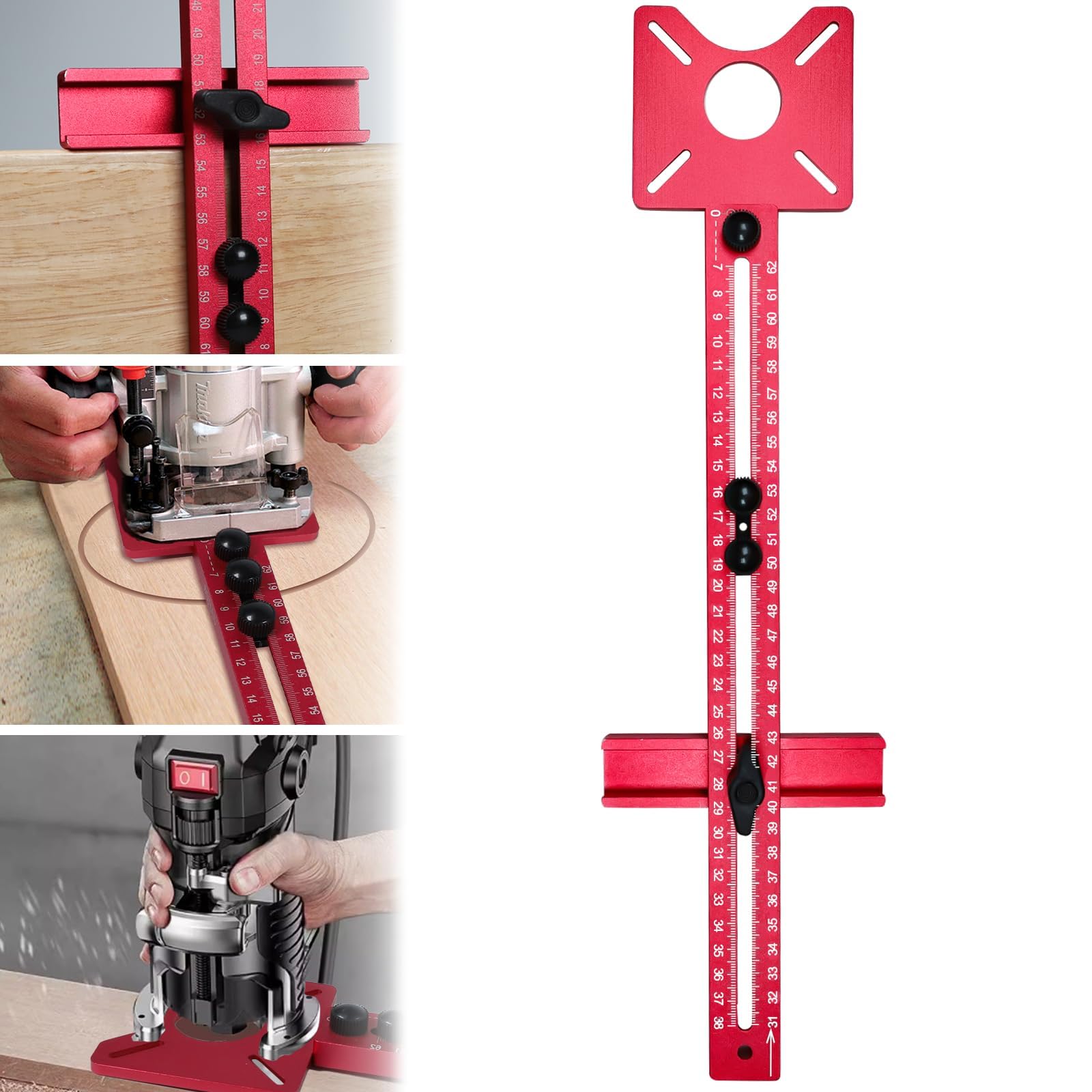 4 in 1 Router Milling Groove Bracket, Multifunctional Cabinet Hardware ...