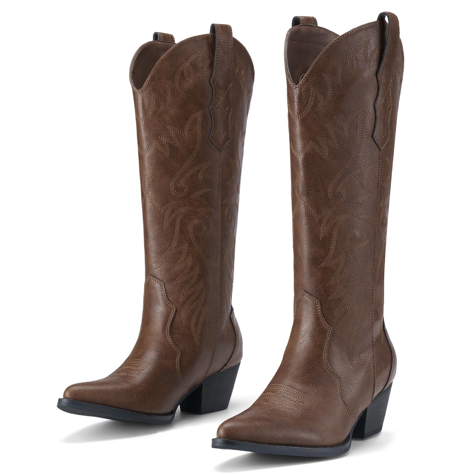 Snapklik.com : Rollda Cowboy Boots For Women Cowgirl Boots Embroidered ...