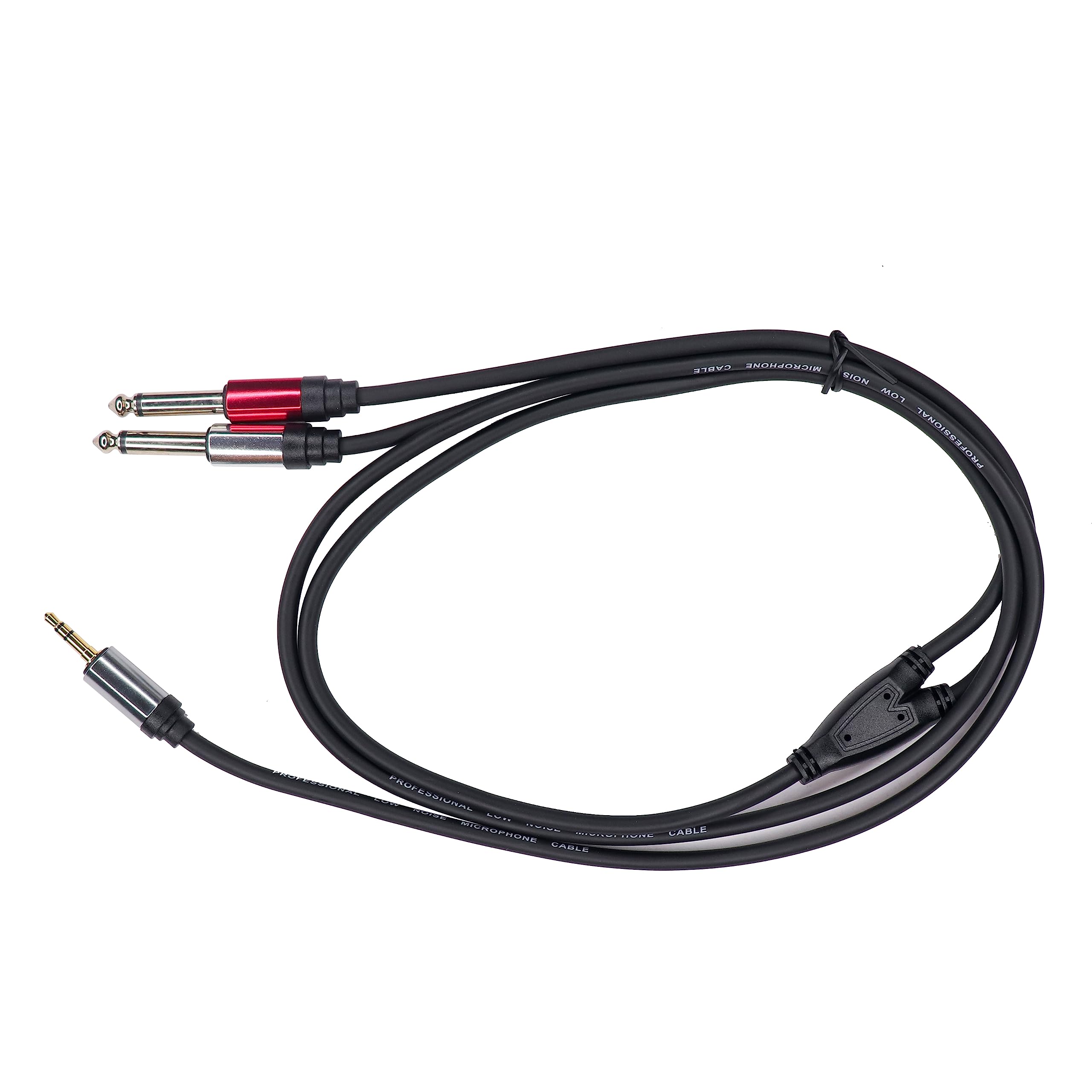 Electronic Spices 6.5mm Dual Mono Jack Connector 3.5mm Stereo Connector ...