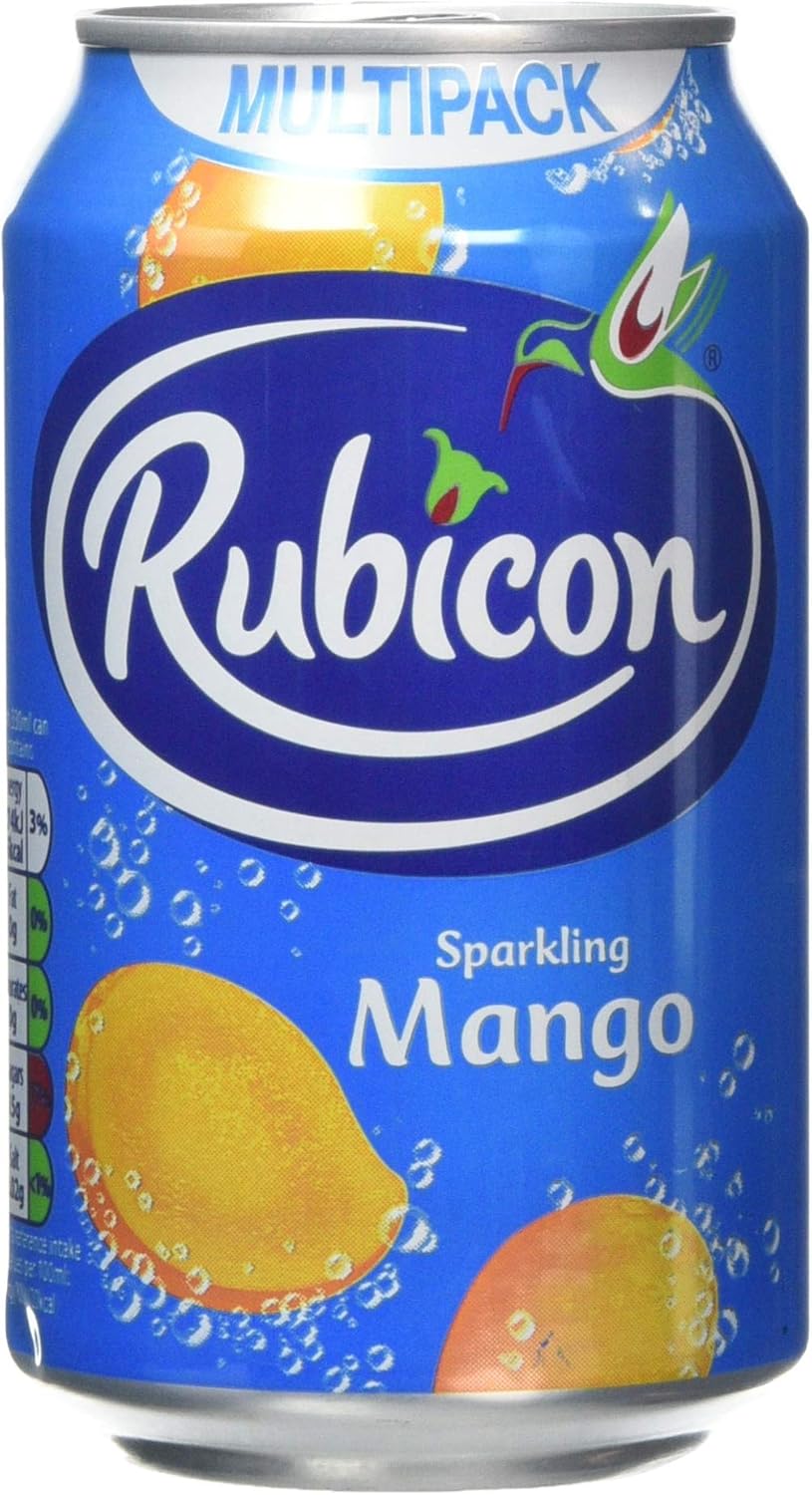 Rubicon Sparkling Mango Juice Drink 330 ml x 8 (Pack of 3, Total 24 ...