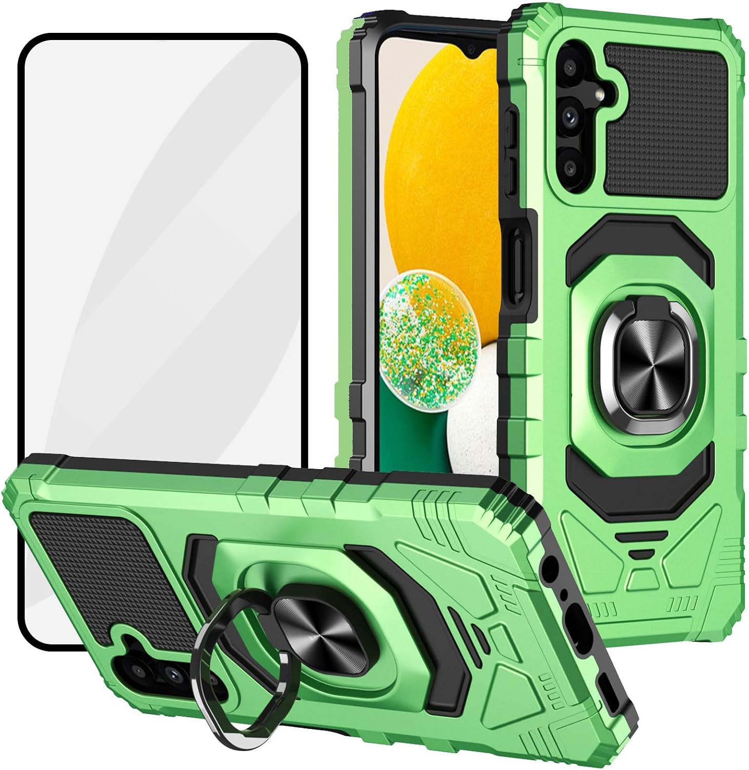 Amazon.com: Ailiber for Galaxy S24 FE Case with Kickstand, Samsung ...
