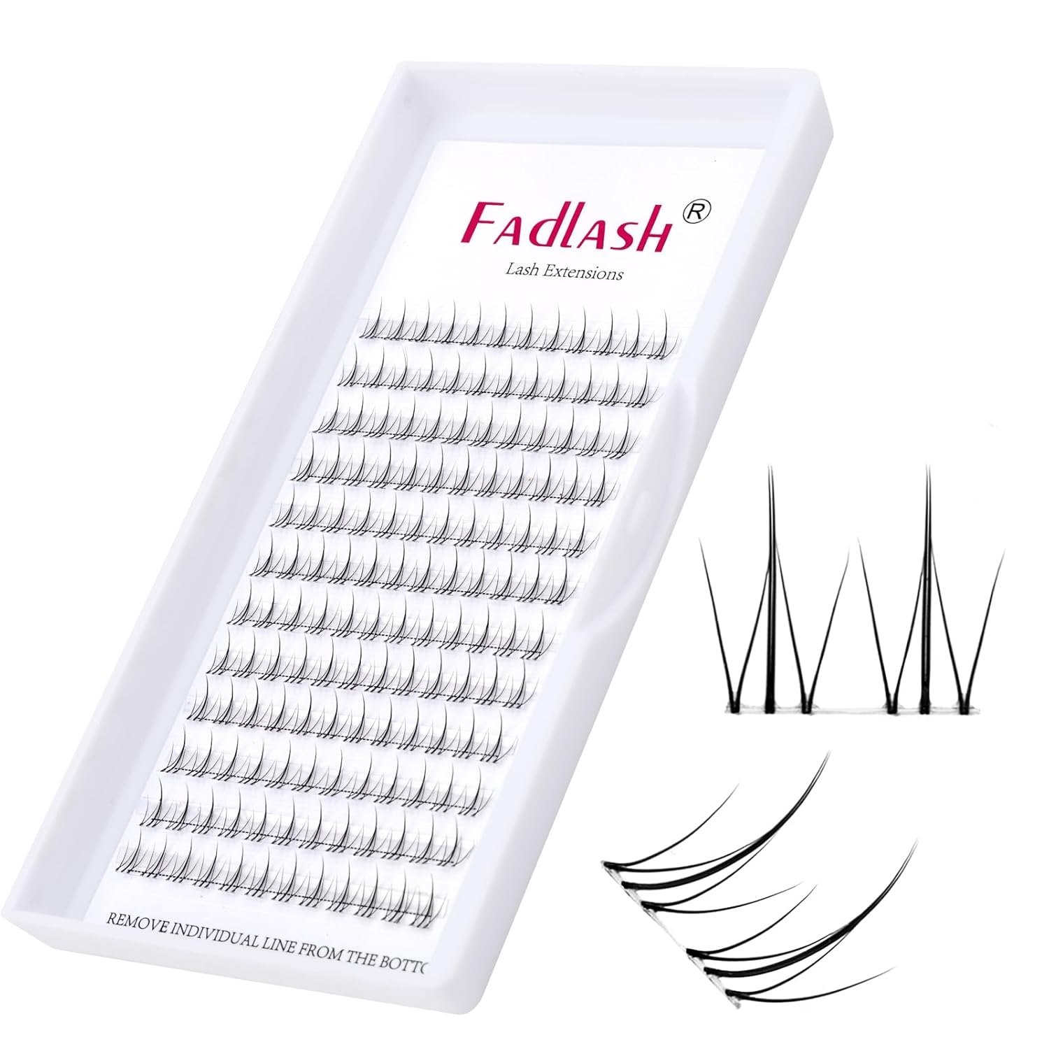 Amazon.com: Lash Clusters Bottom Lashes DIY Lash Extensions 144pcs ...