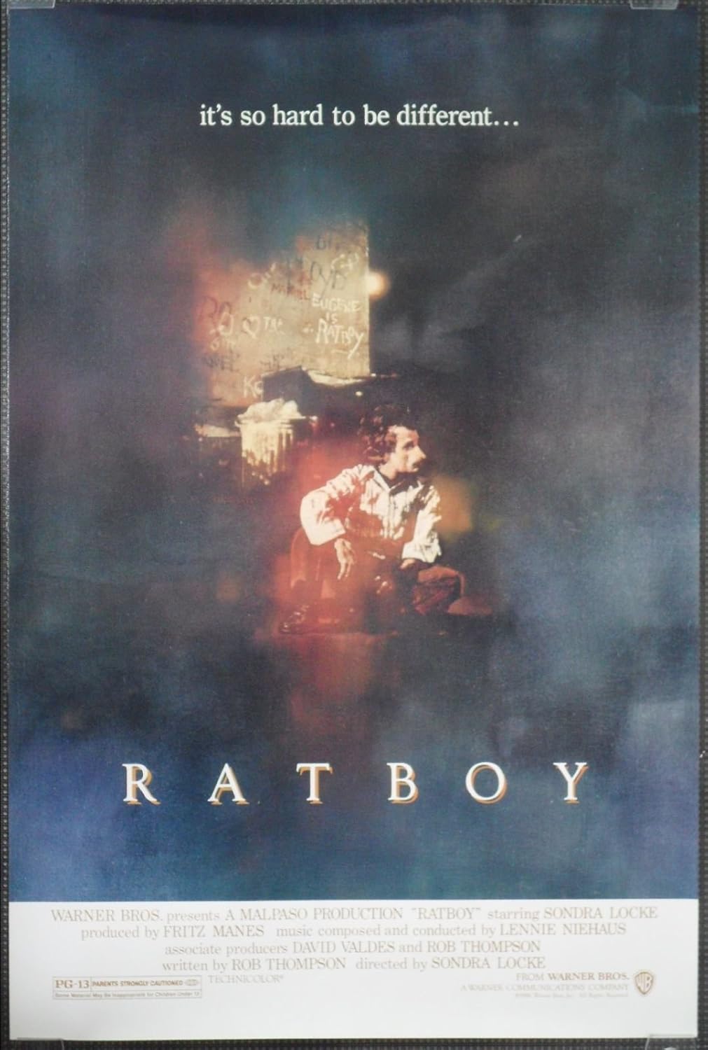 RATBOY - 27"x40" Orignal Movie Poster One Sheet Rolled 1986 Rolled Rare ...