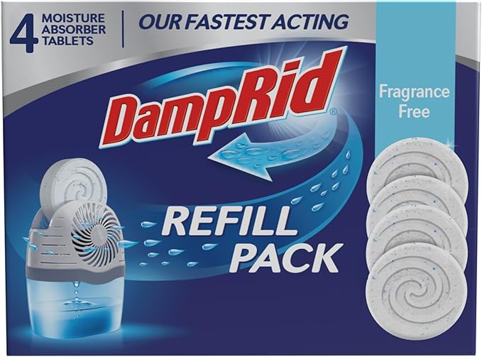 Amazon.com: DampRid Moisture Absorber Drop-In Tablet Refill Pack ...