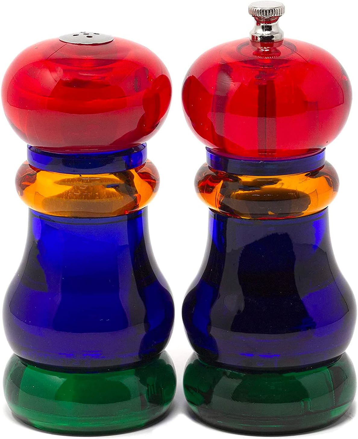 Amazon.com: Olde Thompson 5.5" Sunset Fiesta Salt Shaker & Pepper Mill ...