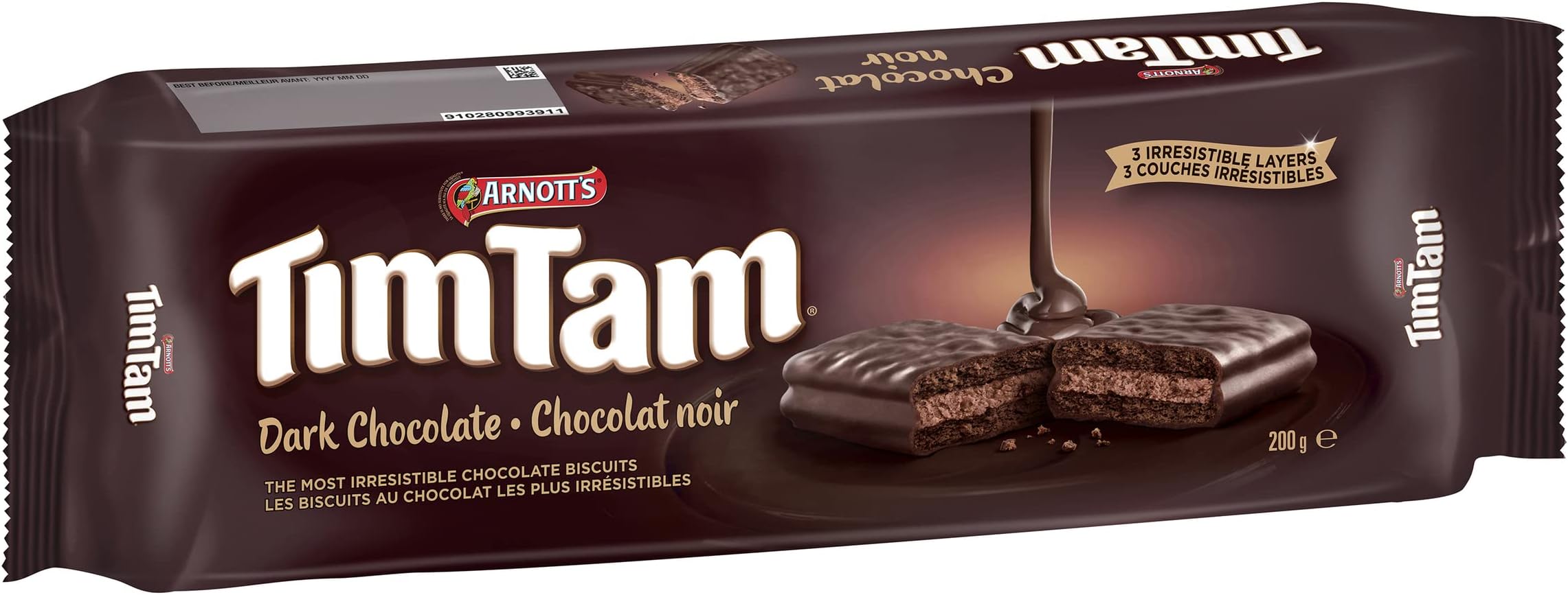 Amazon.com: Arnotts Tim Tam Dark Chocolate : Grocery & Gourmet Food