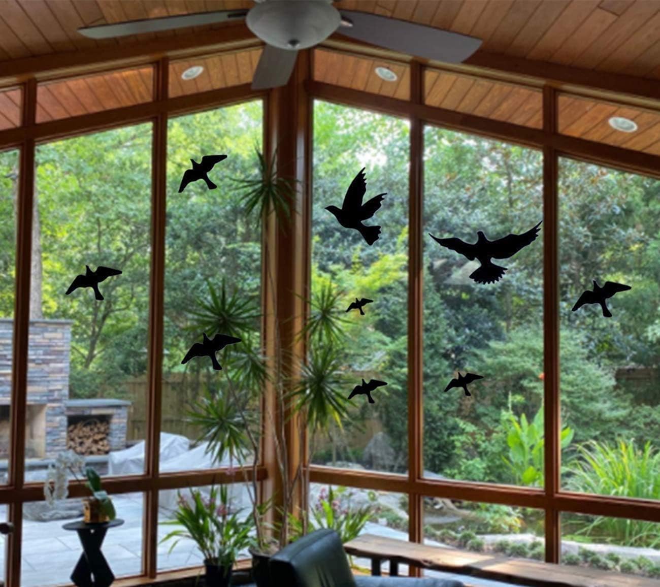 Amazon.com: Anti Collision Window Bird Stickers Cling Save Birds and ...