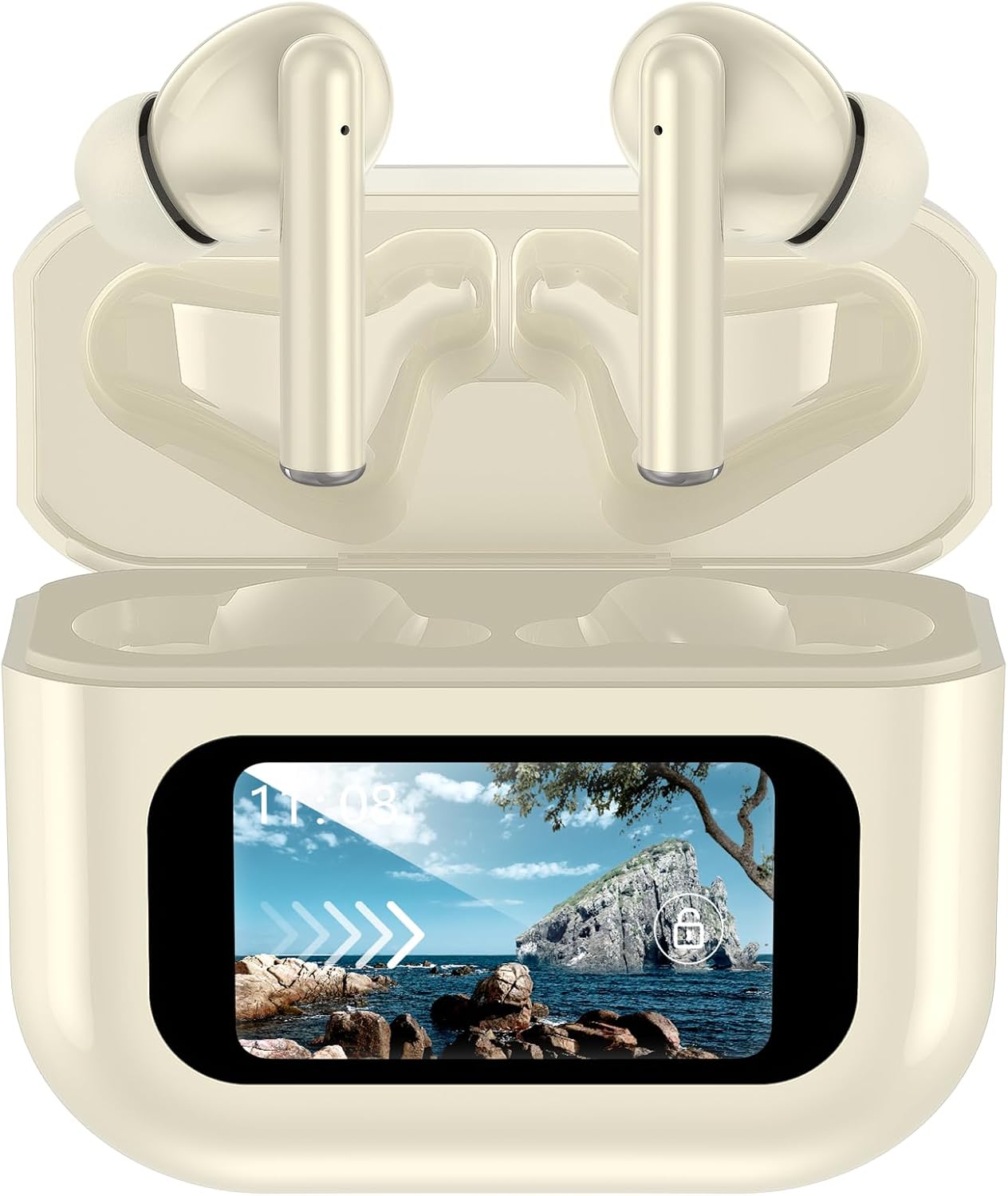 Amazon.com: kurdene K6 Wireless Earbuds Bluetooth 5.3 in Ear Light ...