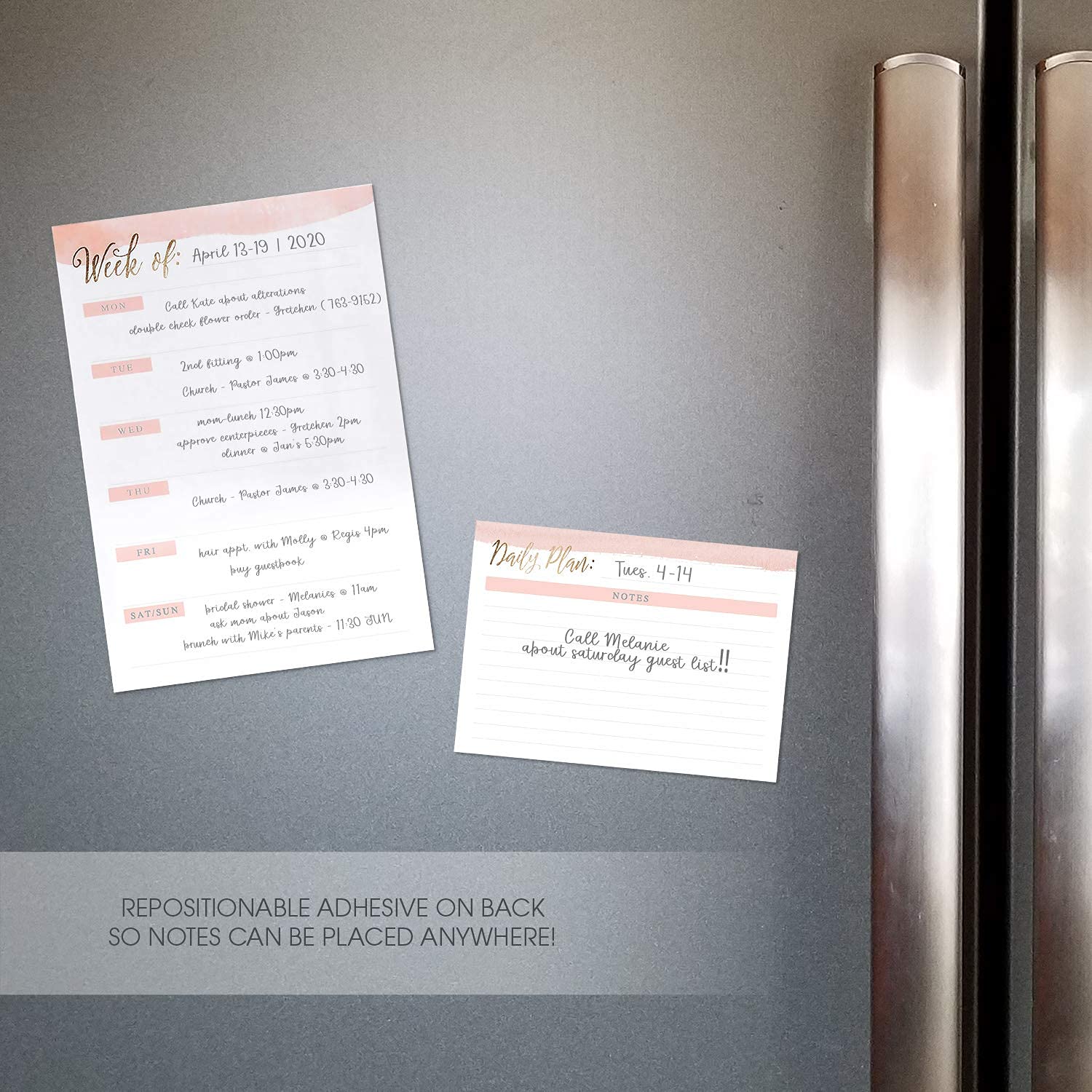 Wedding planning sticky notes | Beachweddingtips.com