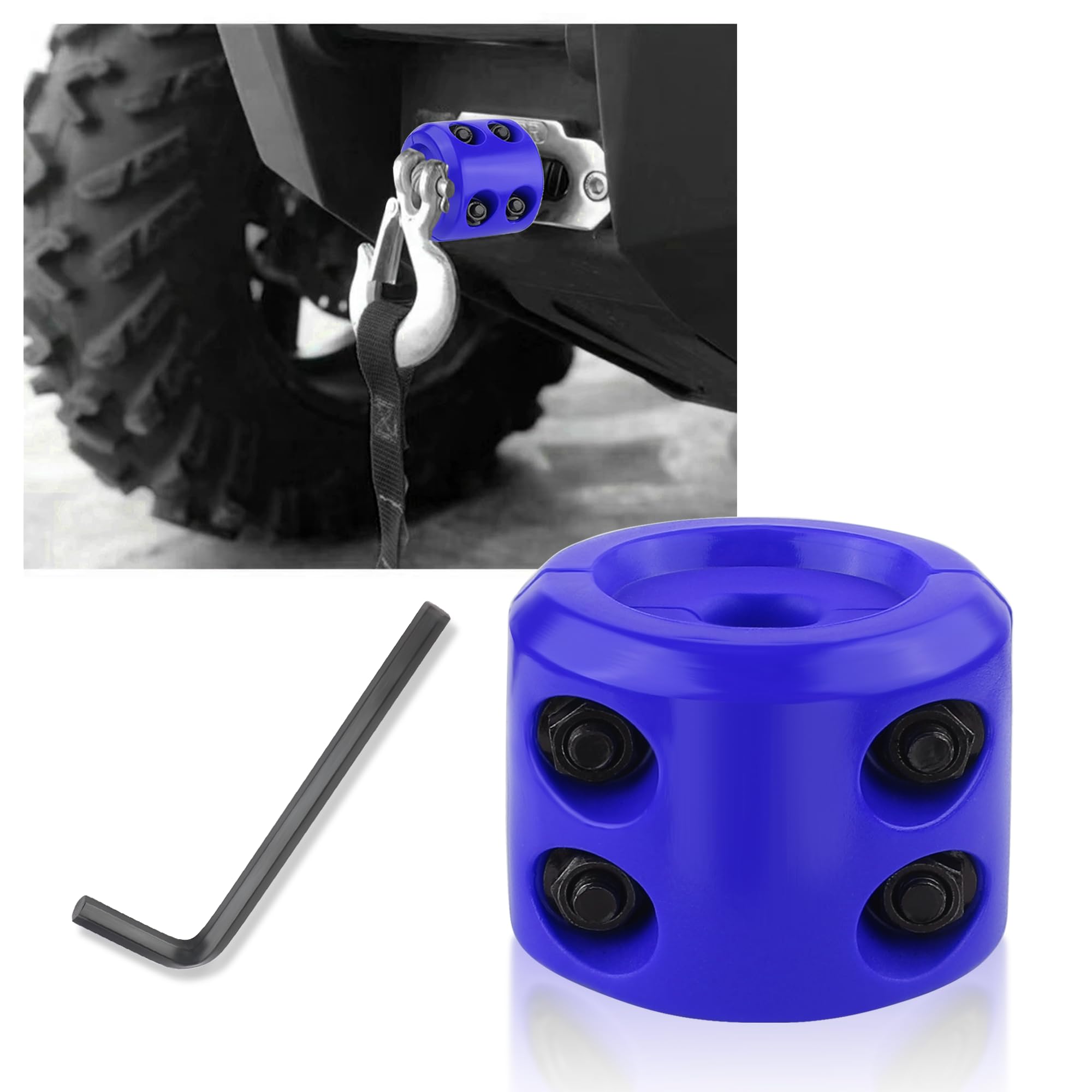 Amazon.com: Rubber Winch Stopper for Cable & Synthetic Rope,Colorful ...