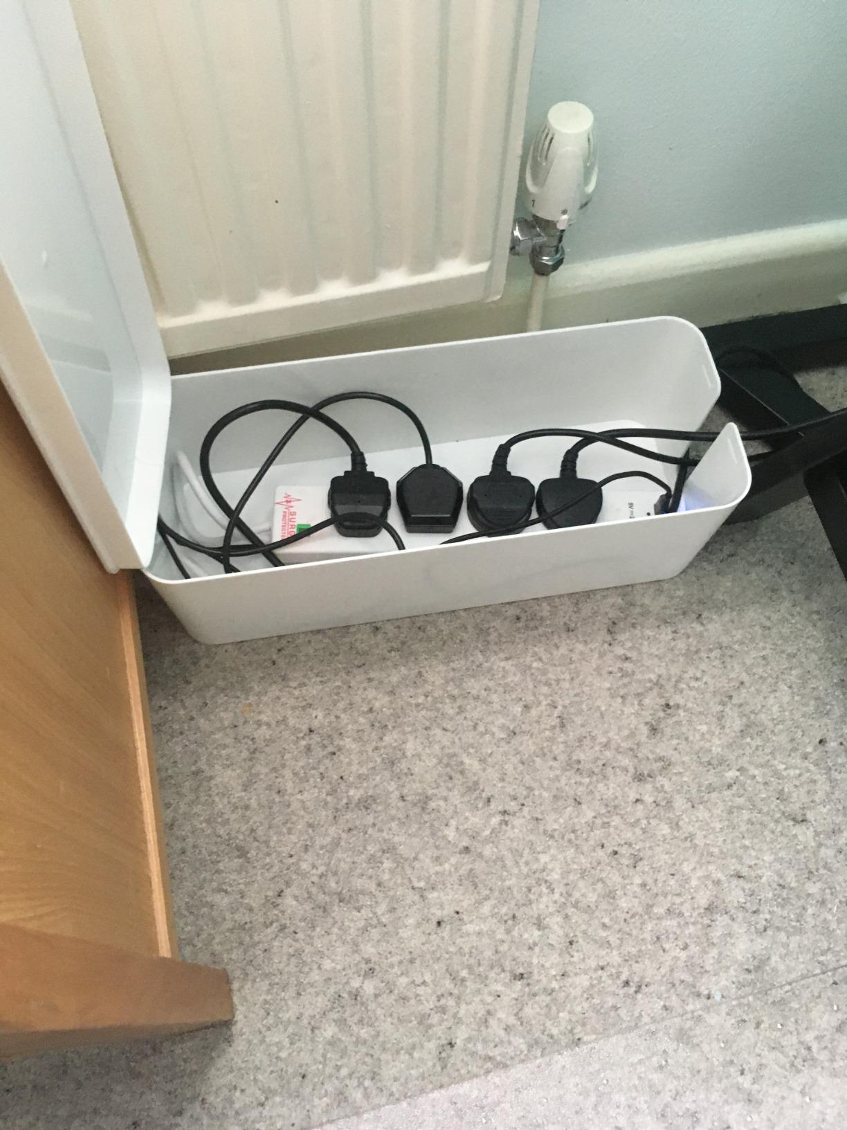 Large Cable Management Box Cable Tidy Organizer Box Cable Management ...