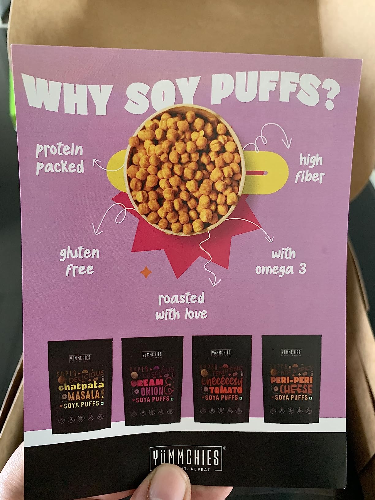 Yummchies Protein-Packed Soy Puffs - Gluten-Free, Non-Fried, High in ...
