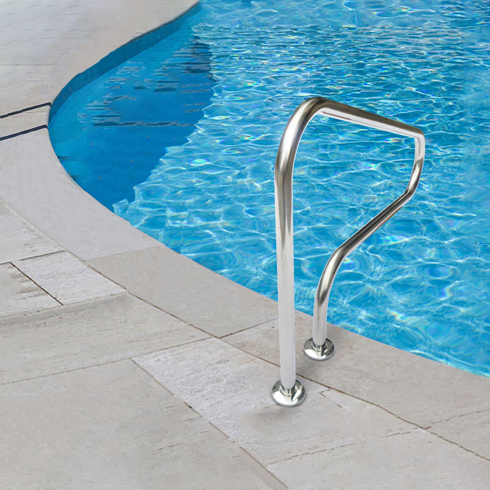 Buy Swimming Pool Handrails, 304 Stainless Steel Pool Hand Rail with ...