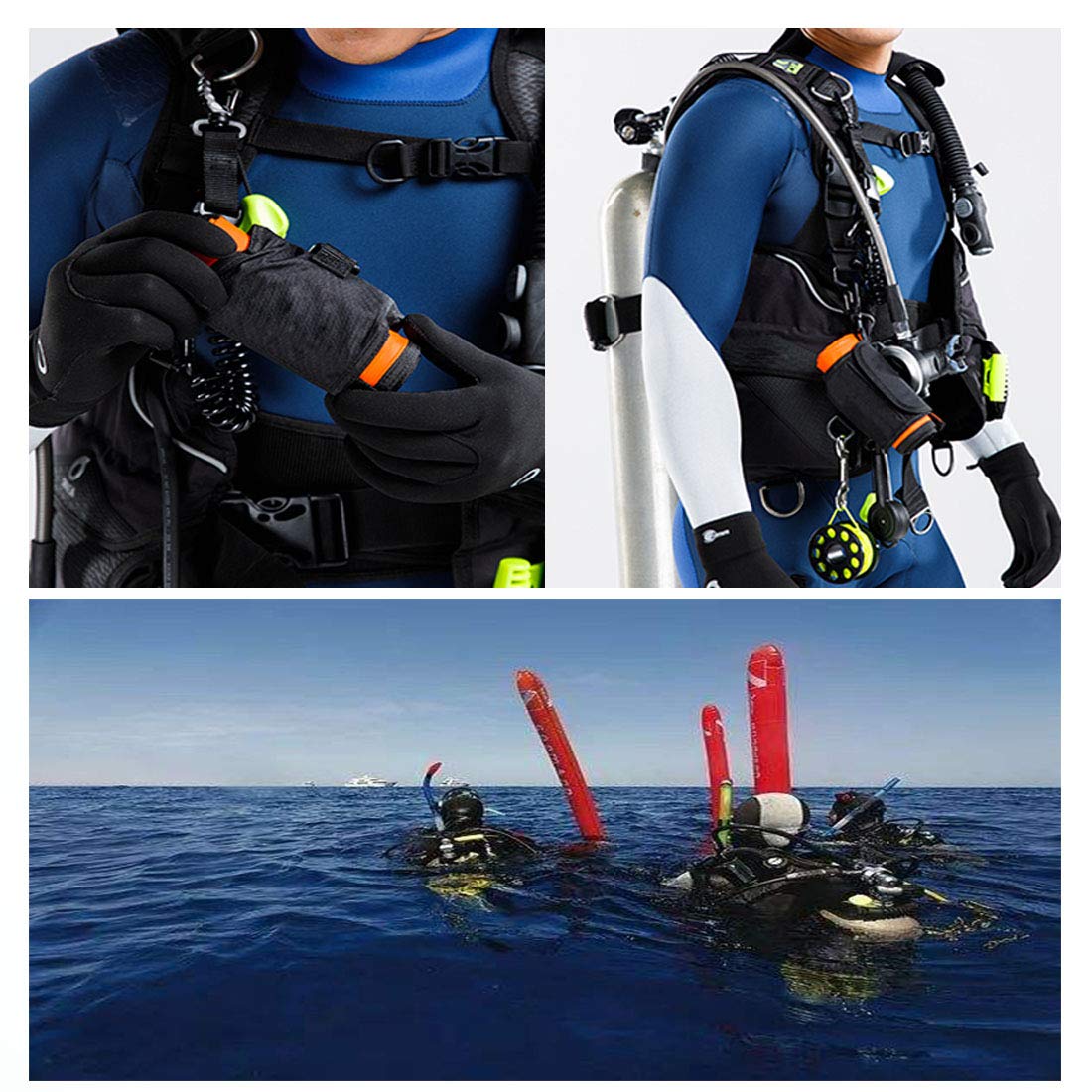 Snapklik.com : DSMB 6ft Surface Marker Buoy