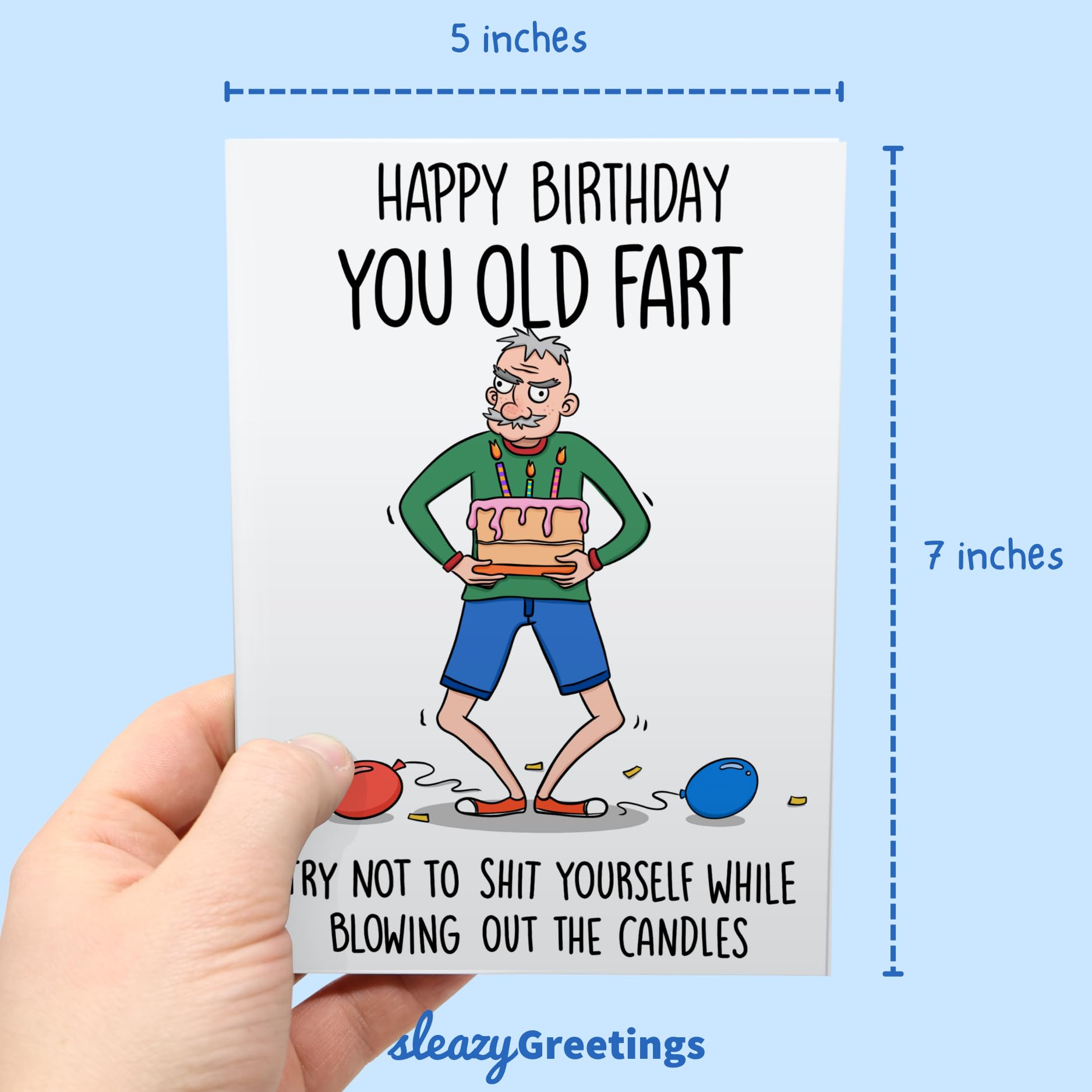 Happy Birthday Funny Card For Man