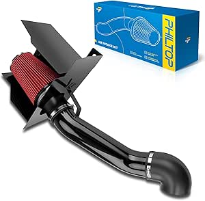 Amazon.com: PHILTOP 3.75" Cold Air Intake Kit System + Heat Shield Compatible with Hummer H2 ...