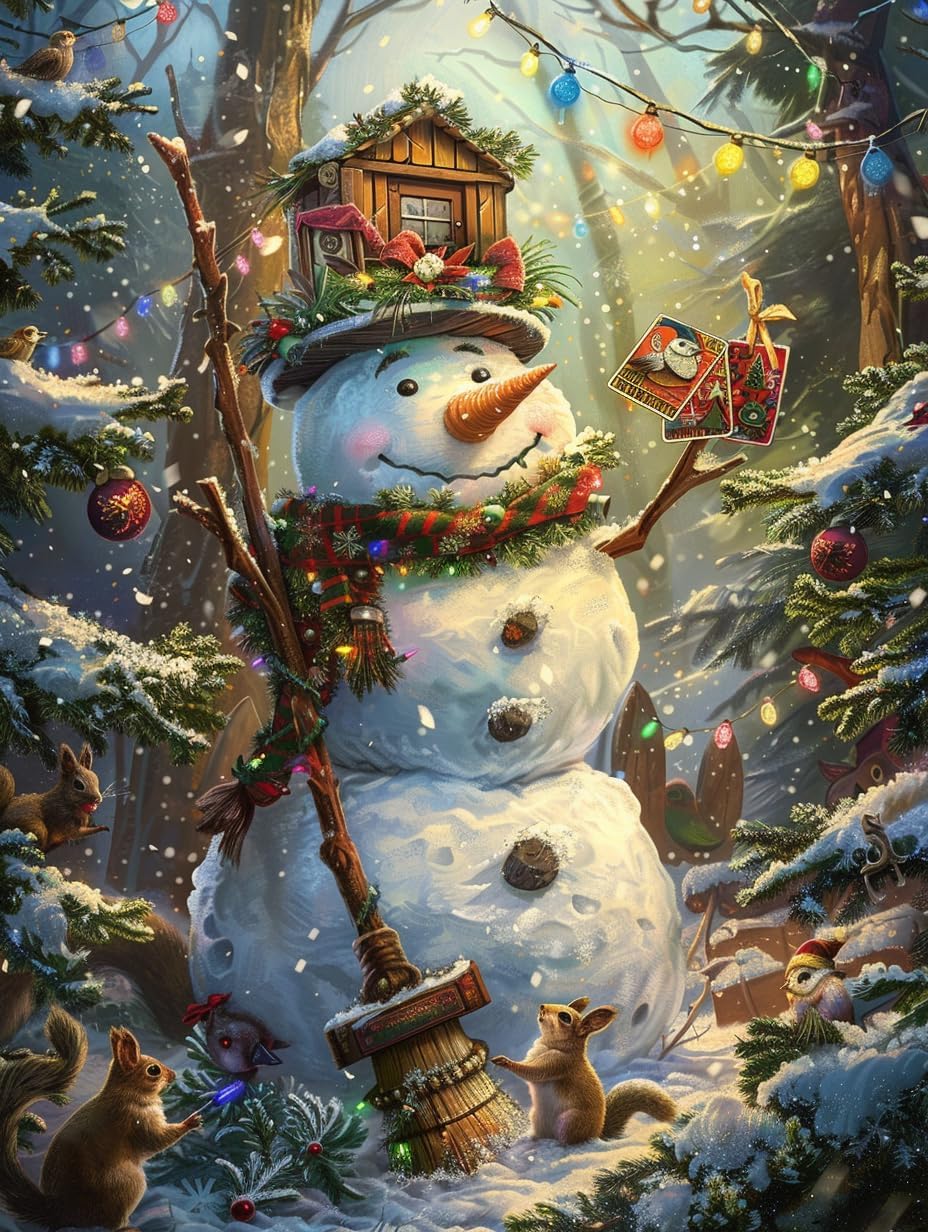 Amazon.com: Zlinnar Christmas Diamond Painting Kits for Adults Winter ...