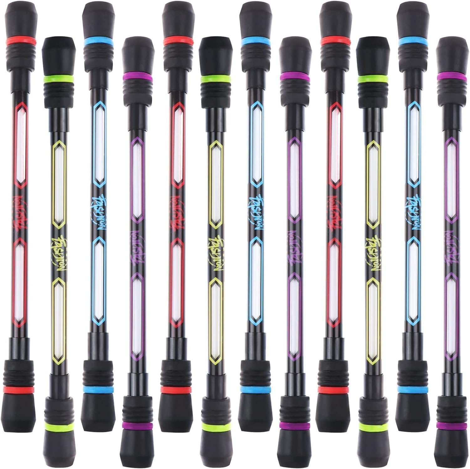 Zestzen Spinner Rotatable Gaming Finger Pens - Non-Slip Coated ...