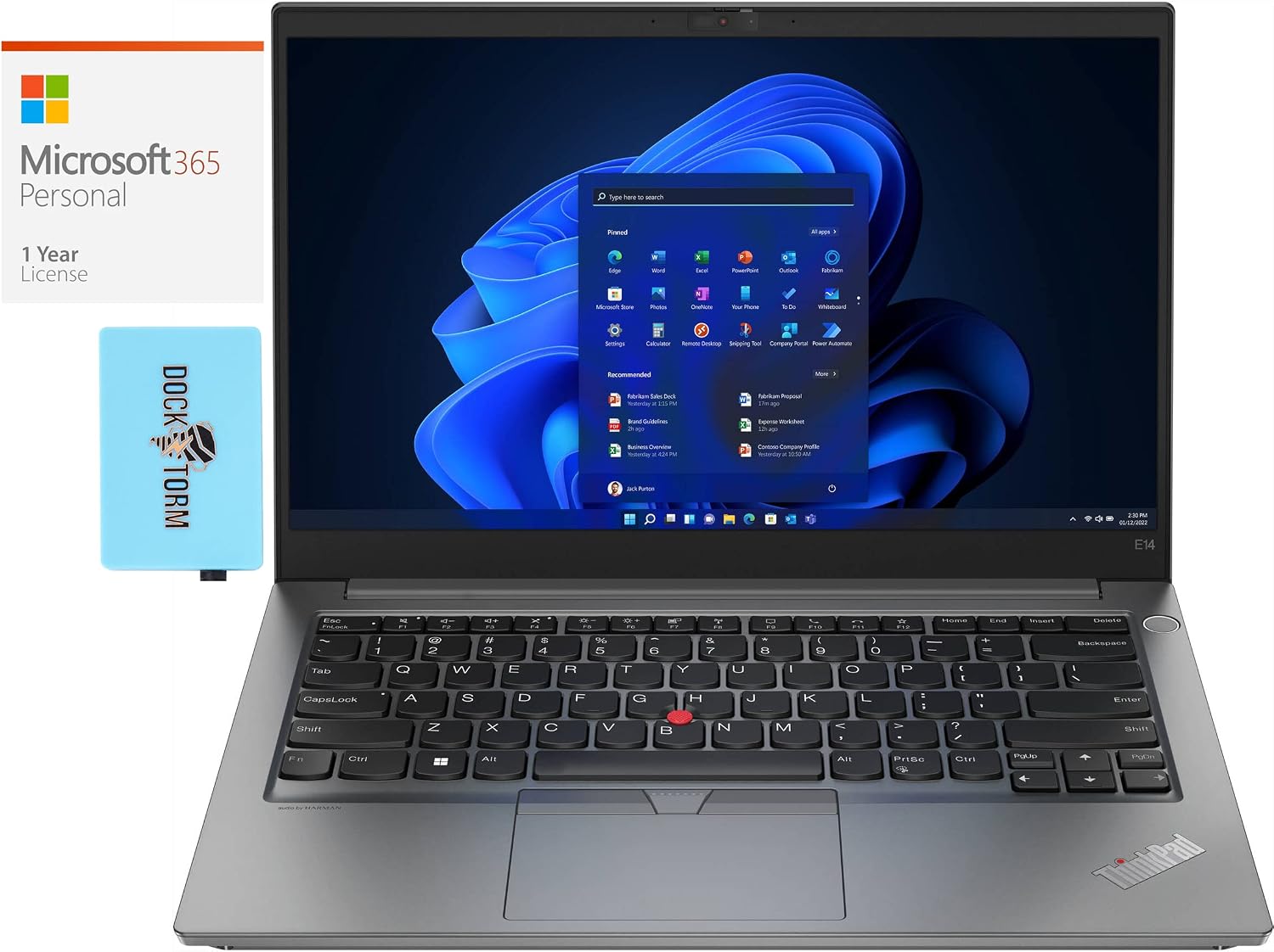 Amazon.com: Lenovo ThinkPad E14 Gen 4 Home & Business Laptop (AMD Ryzen ...