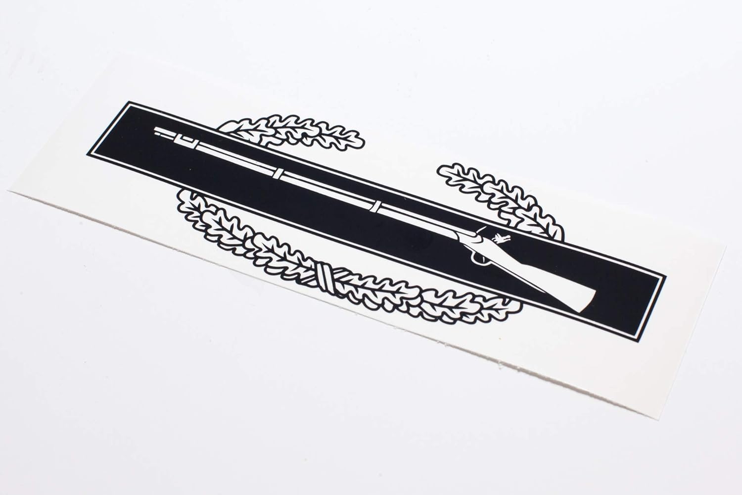Amazon.com: Combat Infantry Badge CIB Vinyl Decal (Black, 8 inches Wide ...