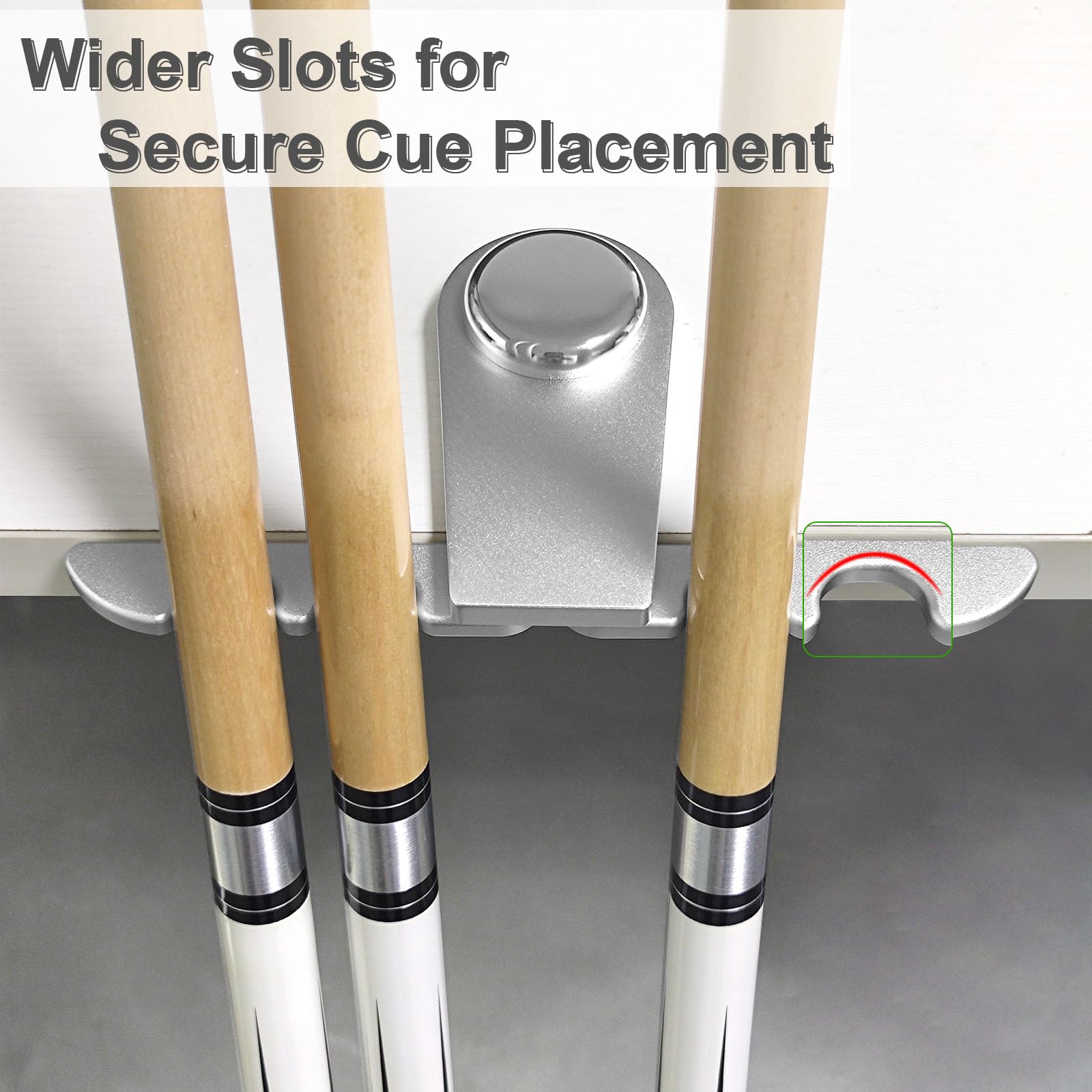 Snapklik.com : MoyanSuper Portable Pool Stick Holder - 4-Cue Weighted ...