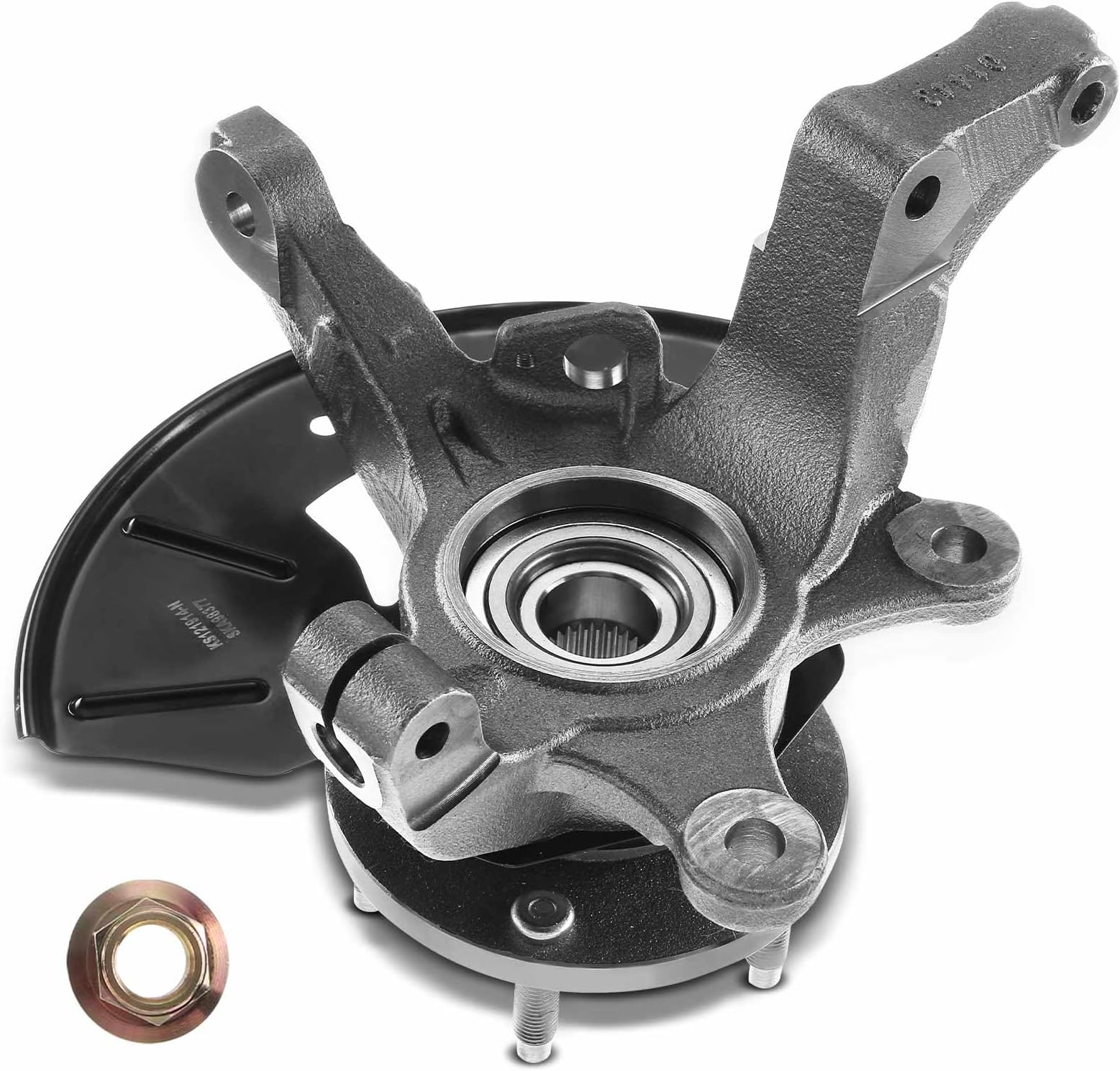 Amazon.com: AutoShack Front Steering Knuckles & Wheel Bearing Hub ...