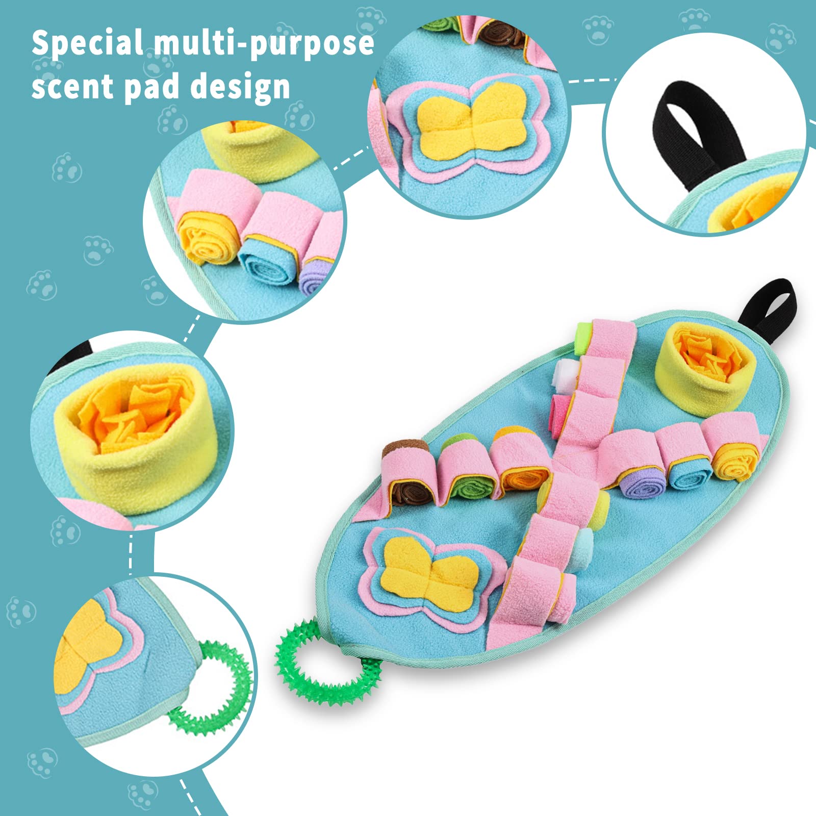 TMKA Snuffle Mat for Dogs Small, Puppy Chew Toys for Teething Dog ...