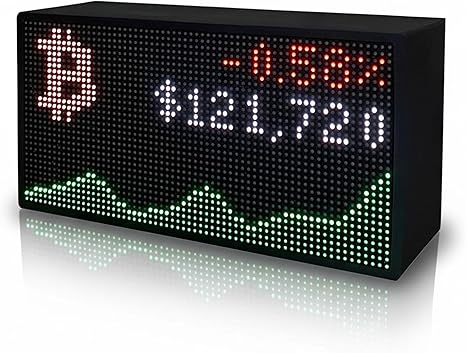 Amazon.com: Solidpixels Tetra | Stocks & Crypto Ticker, Sports Scores, Weather, LED Display ...