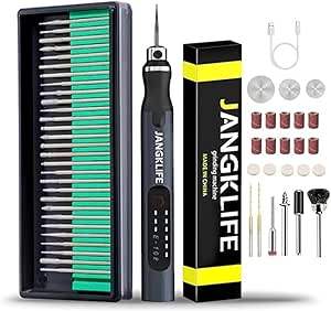 Amazon.com: JANGKLIFE USB rechargeable portable electric micro-sanding ...