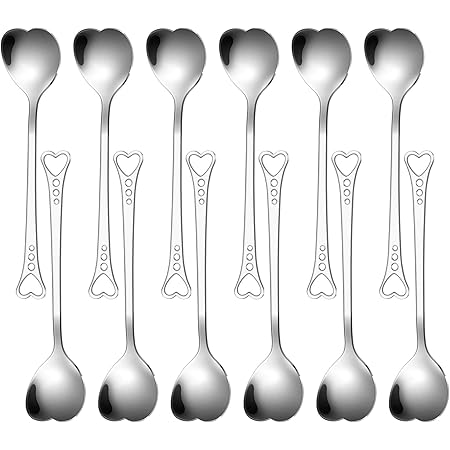 Amazon.com: Alessi Il Caffe Alessi Set of 4 Heart-Shaped Spoons : Home ...