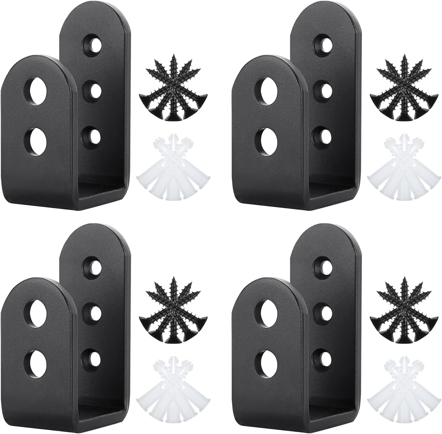 Amazon.com: Oungy 6 PCS Door Barricade Brackets Door Barricade Security ...