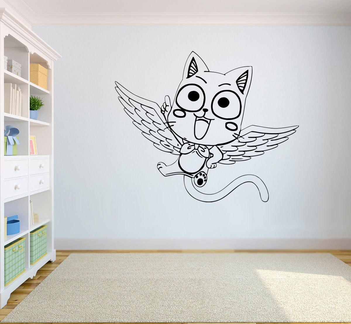Fairy Tail Wall Vinyl Decal Happy Wall Stickers Anime Vinyl Poster ...