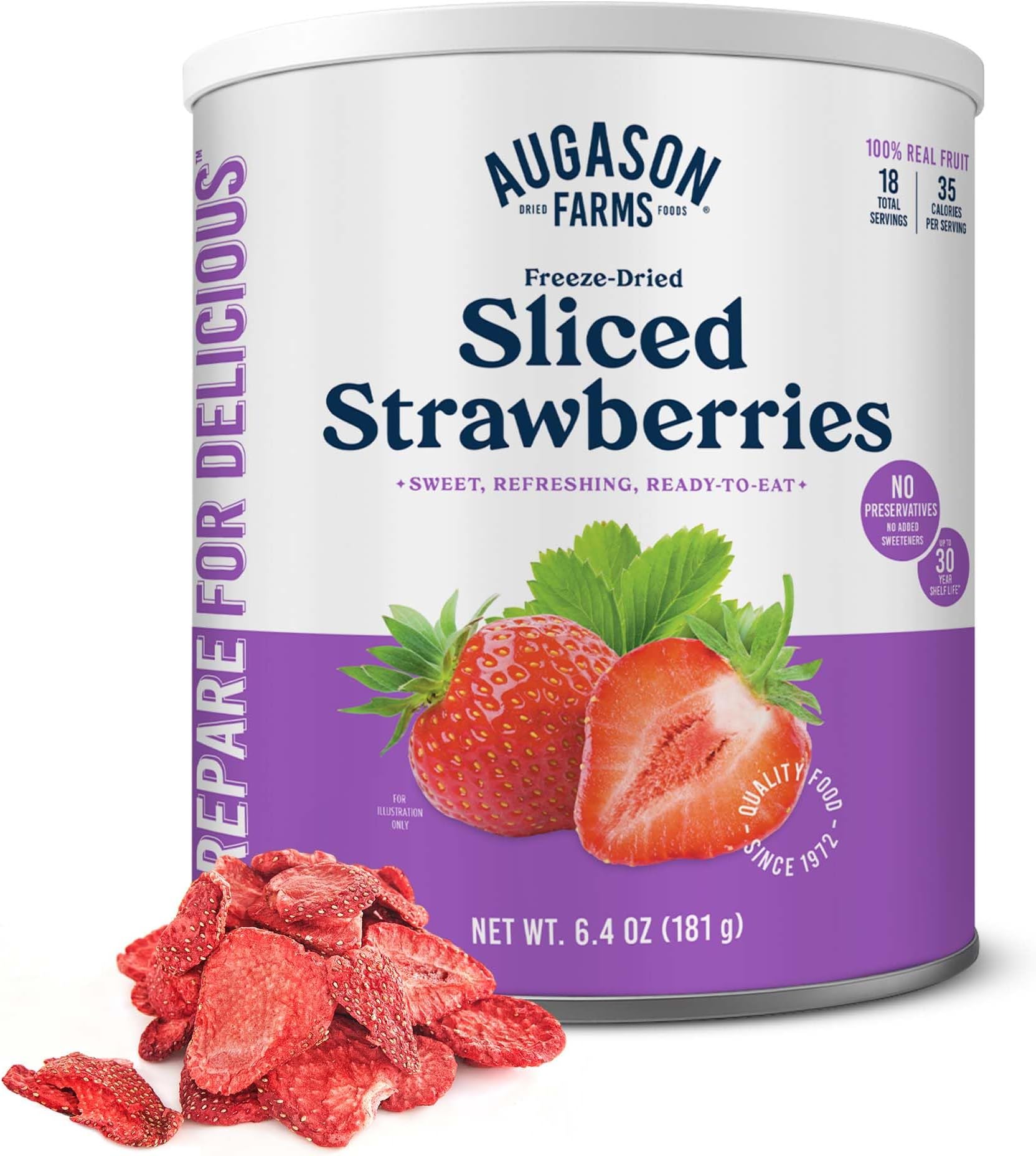 Amazon.com: Premium Freeze Dried Strawberries Pieces - 8.82oz 100% ...