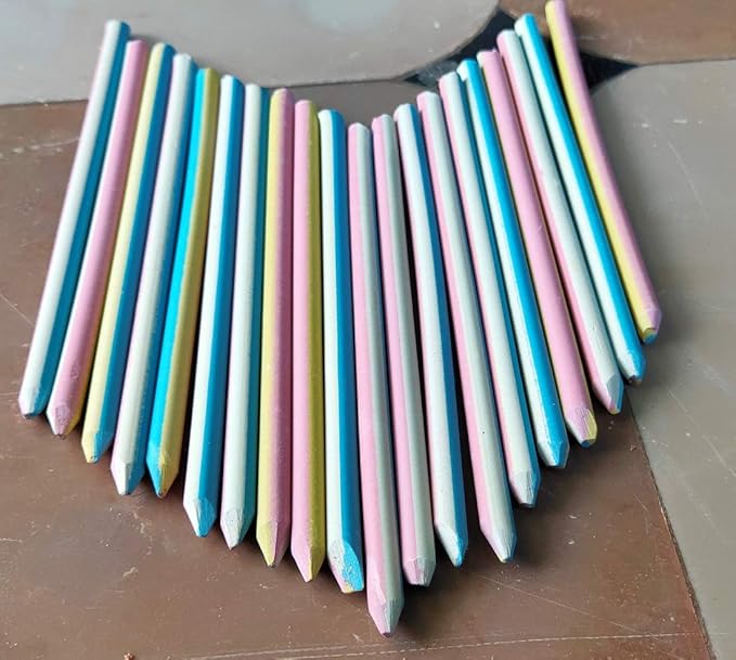SR Colour Slate Pencils for Writing(Multicolored)-pack of 50 |colour ...