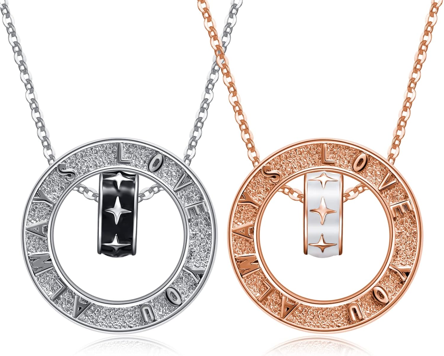 Amazon.com: TUGHRA Valentine's Day Jewelry Gift Matching Necklaces for ...