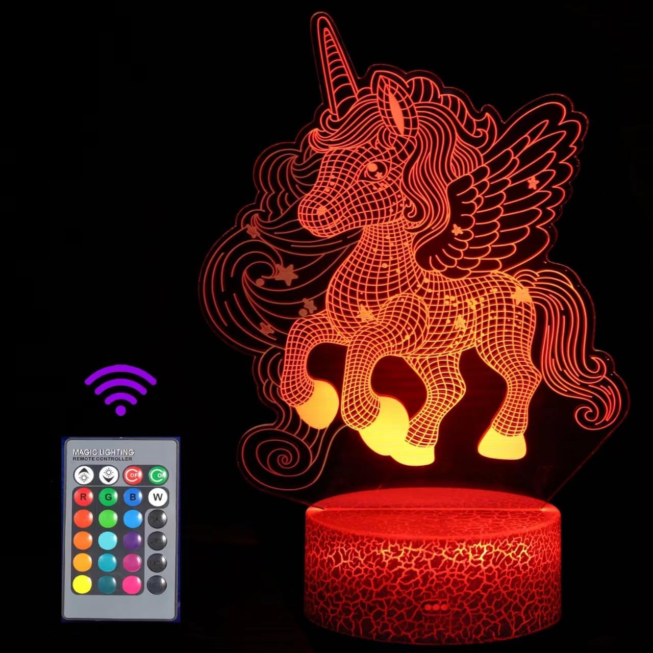 Unicorn Night Light for Kids, Unicorn Gifts for Girls Toys for Kids Age ...