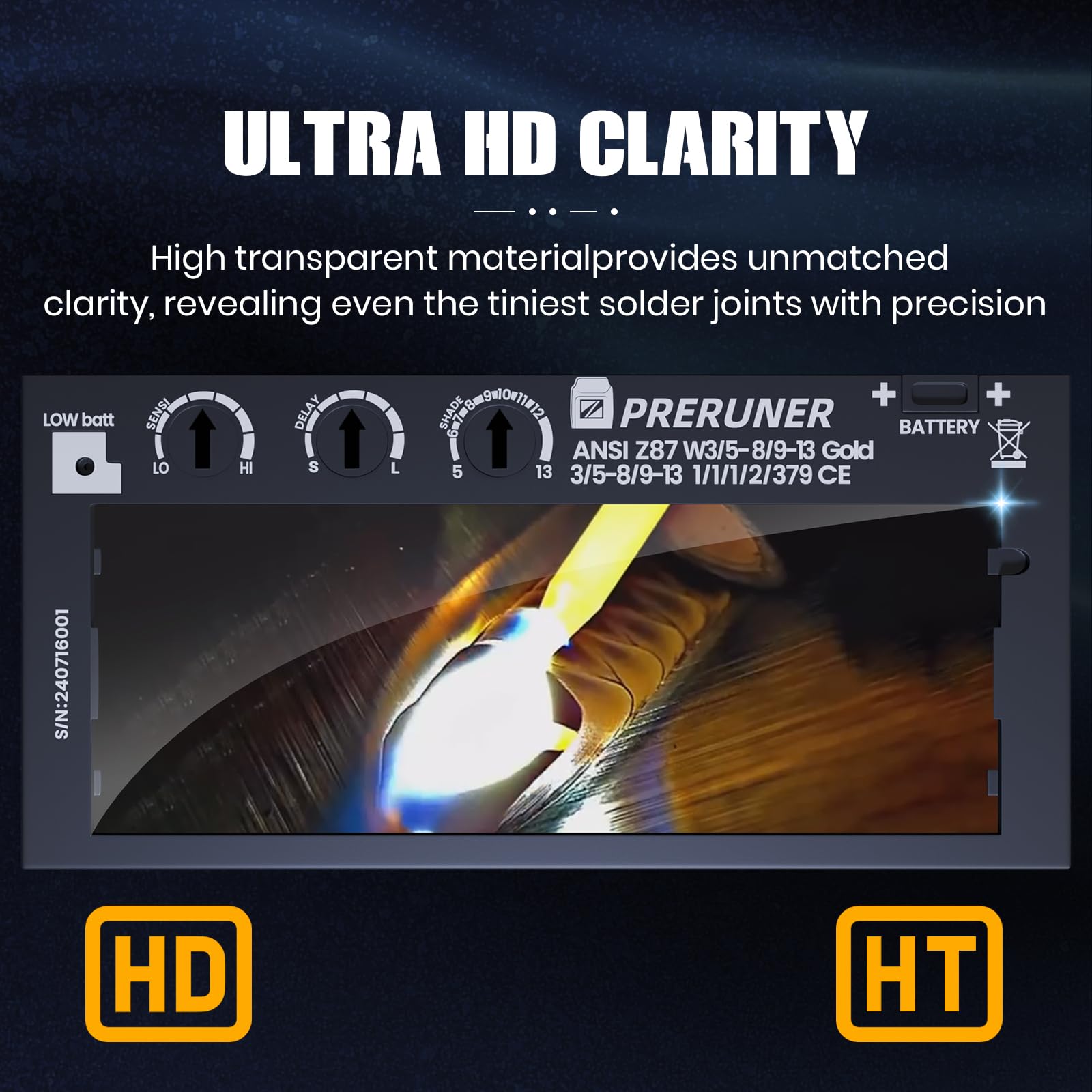 Snapklik.com : 10 Pack 2x4.25" Clear Welding Lenses, Replacement Clear ...