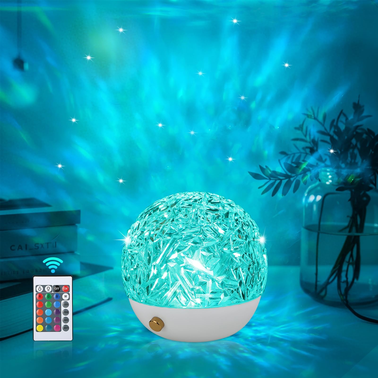 Galaxy Projector Night Light for Bedroom, Touch Lamps Bedside Star ...