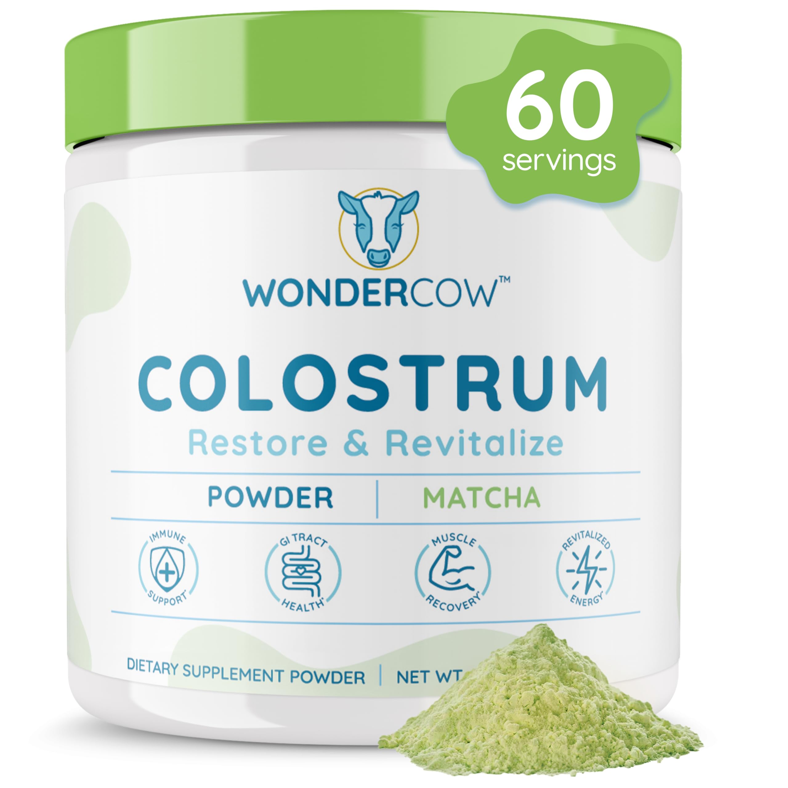 Amazon.com : WONDERCOW Colostrum Supplement Powder for Gut Health ...