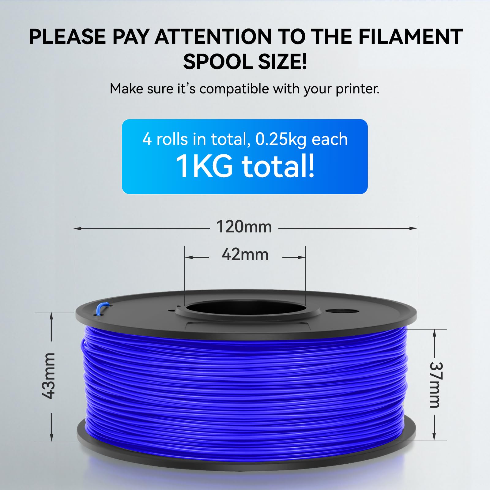 Snapklik.com : TPU 3D Printer Filament Bundle, 95A Flexible Soft TPU ...