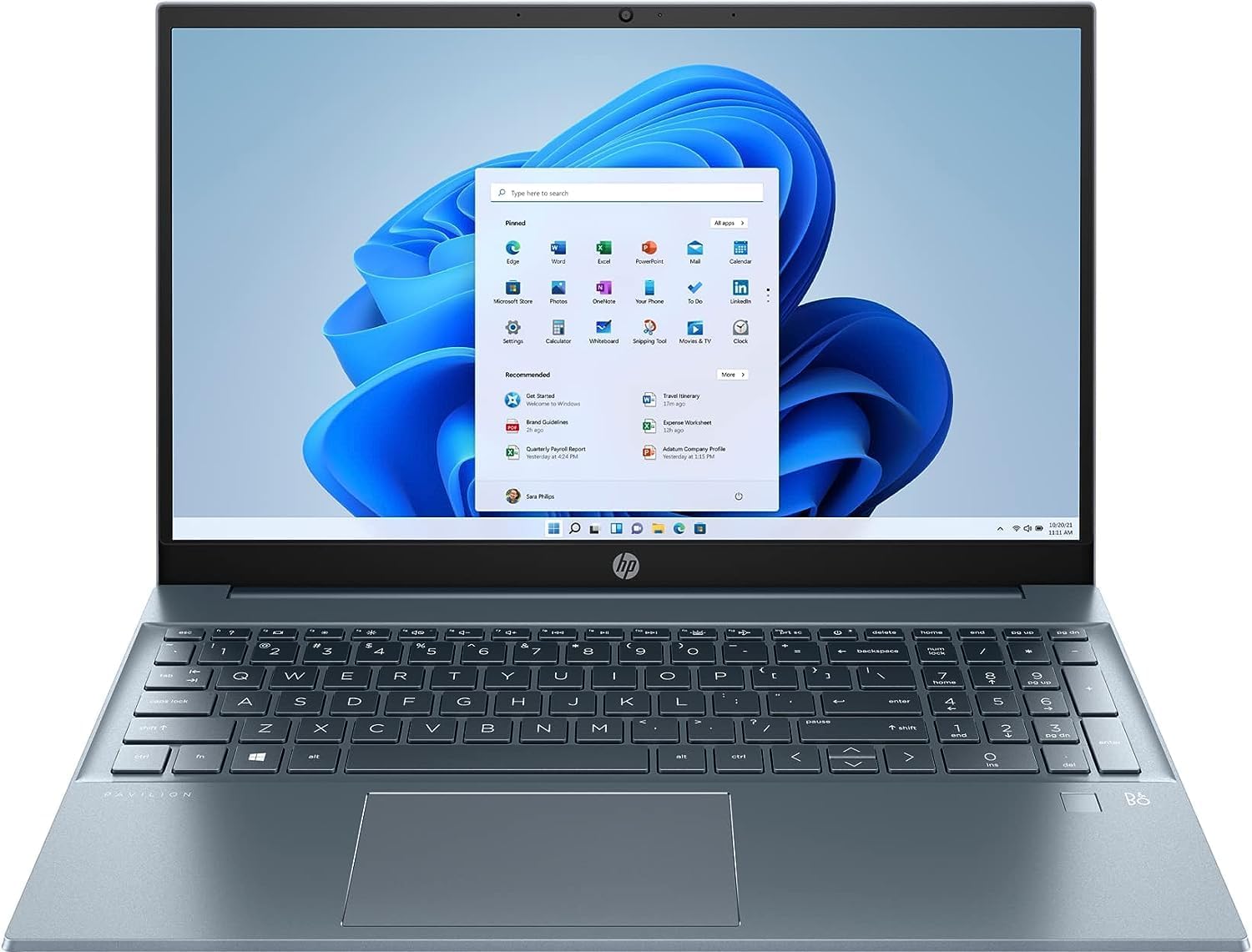 Amazon.com: HP Pavilion 15-eh1052wm Laptop 15.6" AMD Ryzen 5 5500U 8GB RAM 512GB SSD Windows 11 ...