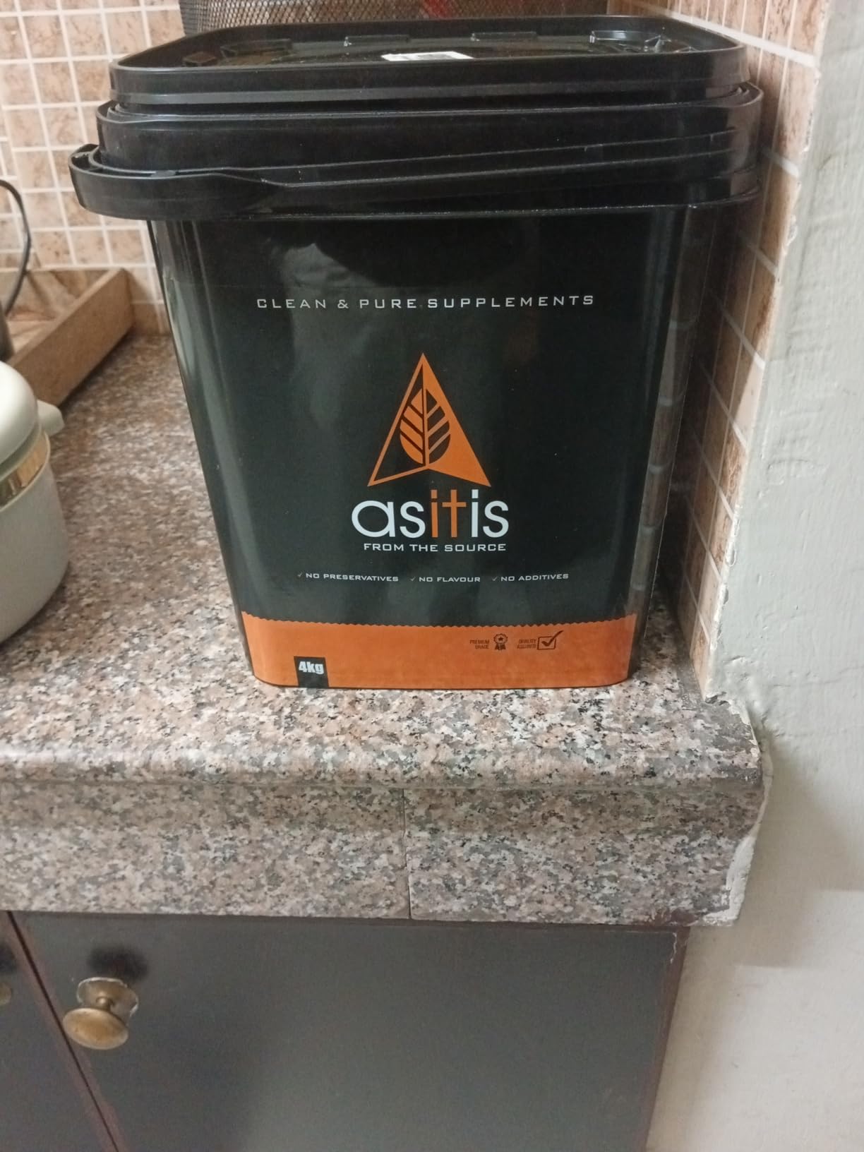 AS-IT-IS Nutrition Whey Protein Isolate 90% - 4 kg | Protein 27g & BCAA ...