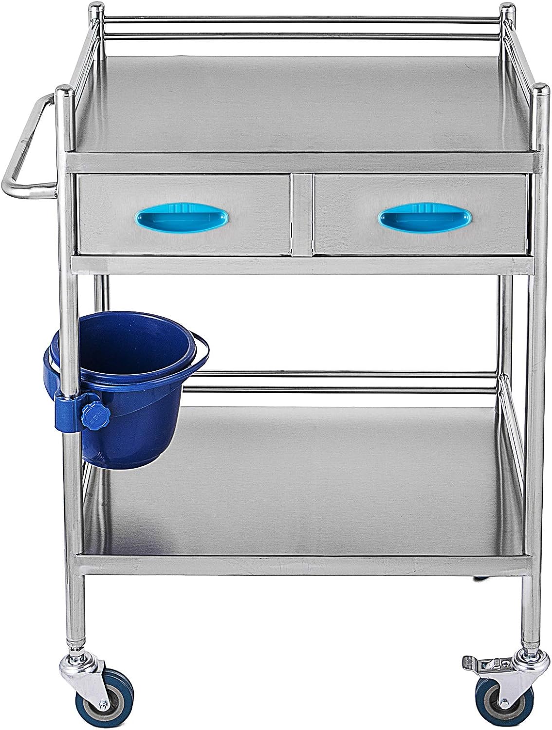 Amazon.com: Carrito de servicio de laboratorio Carrito de acero ...