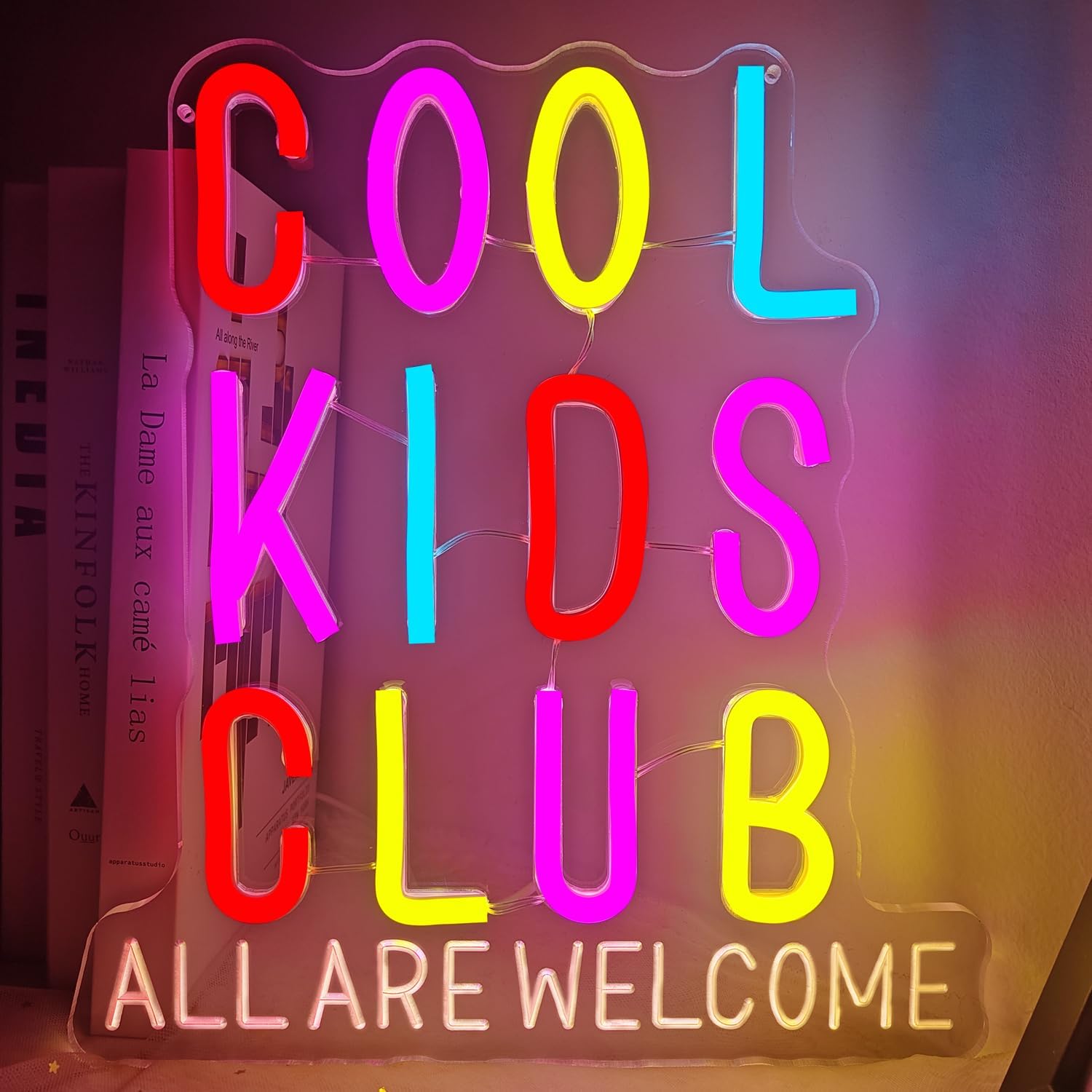 Cool Kids Club Neon Sign for Wall Decor Classroom Neon Light Sign ...