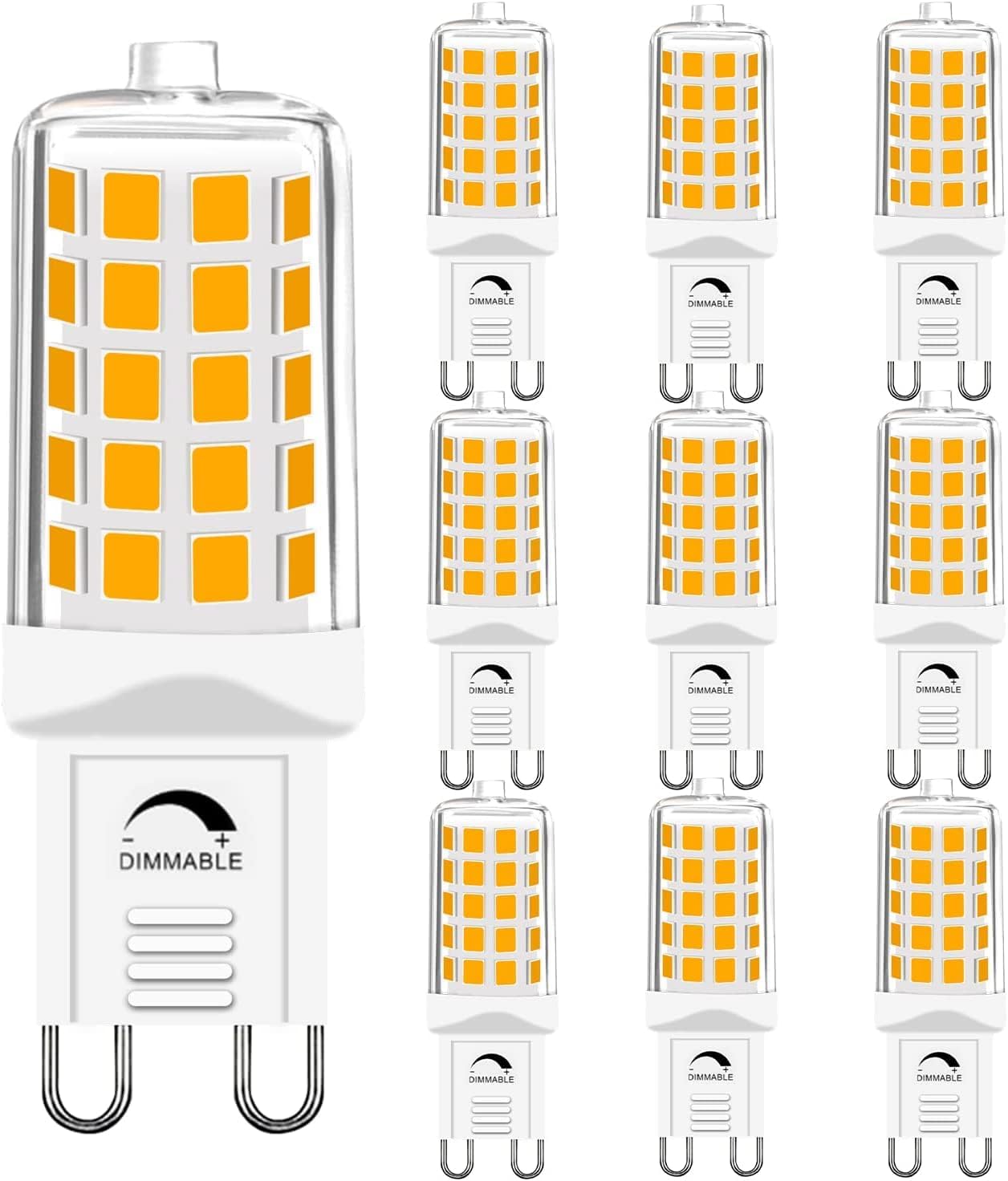 Ampoule G9 LED Blanc Chaud Dimmable, 2700K 230V 4W de Remplacement 40W ...