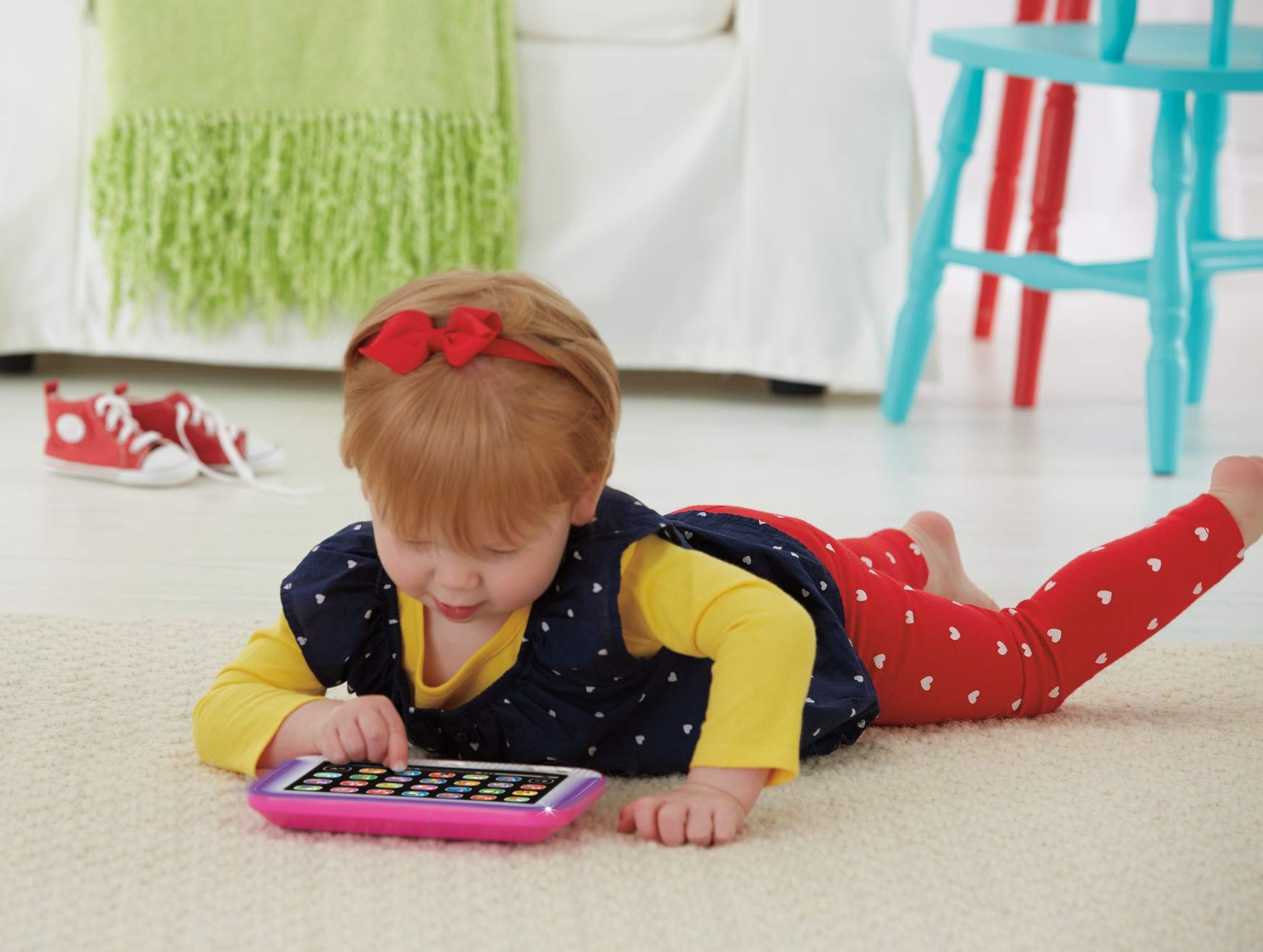 Fisher-Price Laugh & Learn Smart Stages Tablet - Pink, Interactive ...