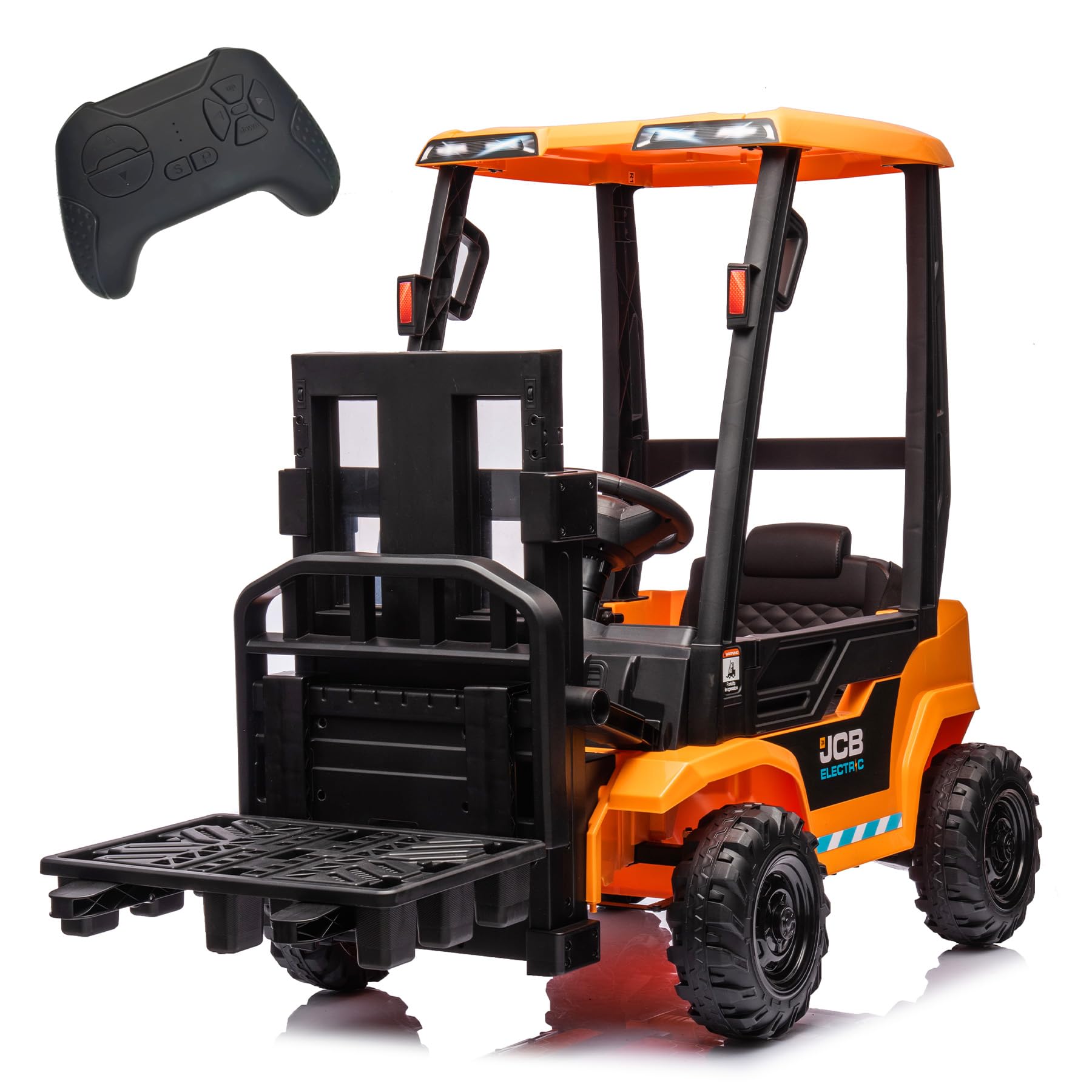 Amazon.com: HyperMoto 12V Kids Ride on Forklift Car with Tent, Licensed ...