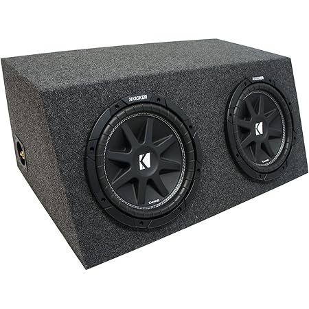Amazon.com: KICKER Triple 12" Comp Loaded Subwoofer Box Enclosure (10C12-4) : Electronics