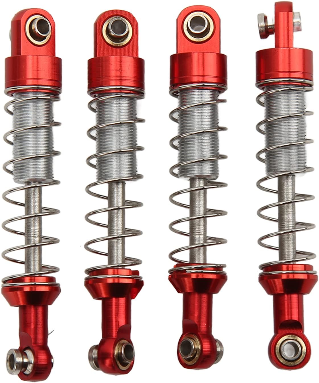 Amazon.com: Qiilu RC Car Shock Absorber, Aluminum Alloy, 60mm, Red ...